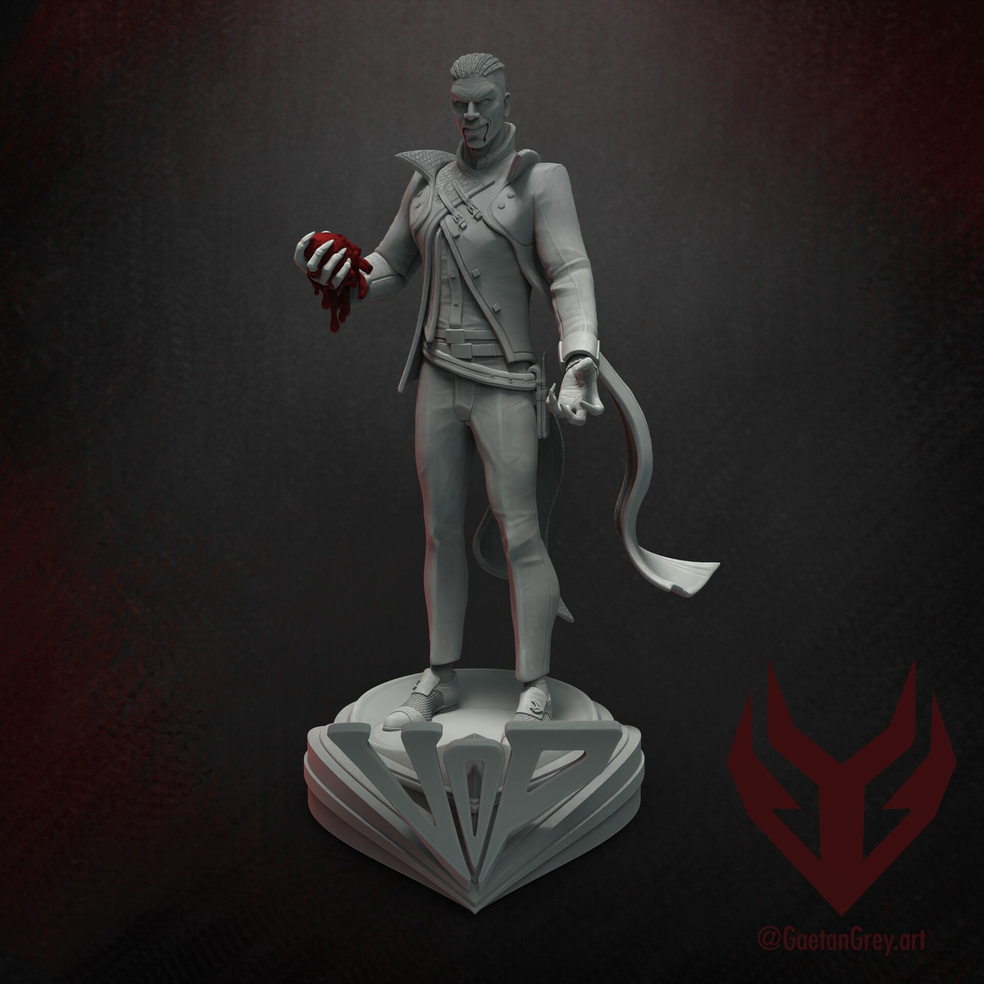 Gaetan Grey - Dr. Lucius Ali - 3d Print vampire