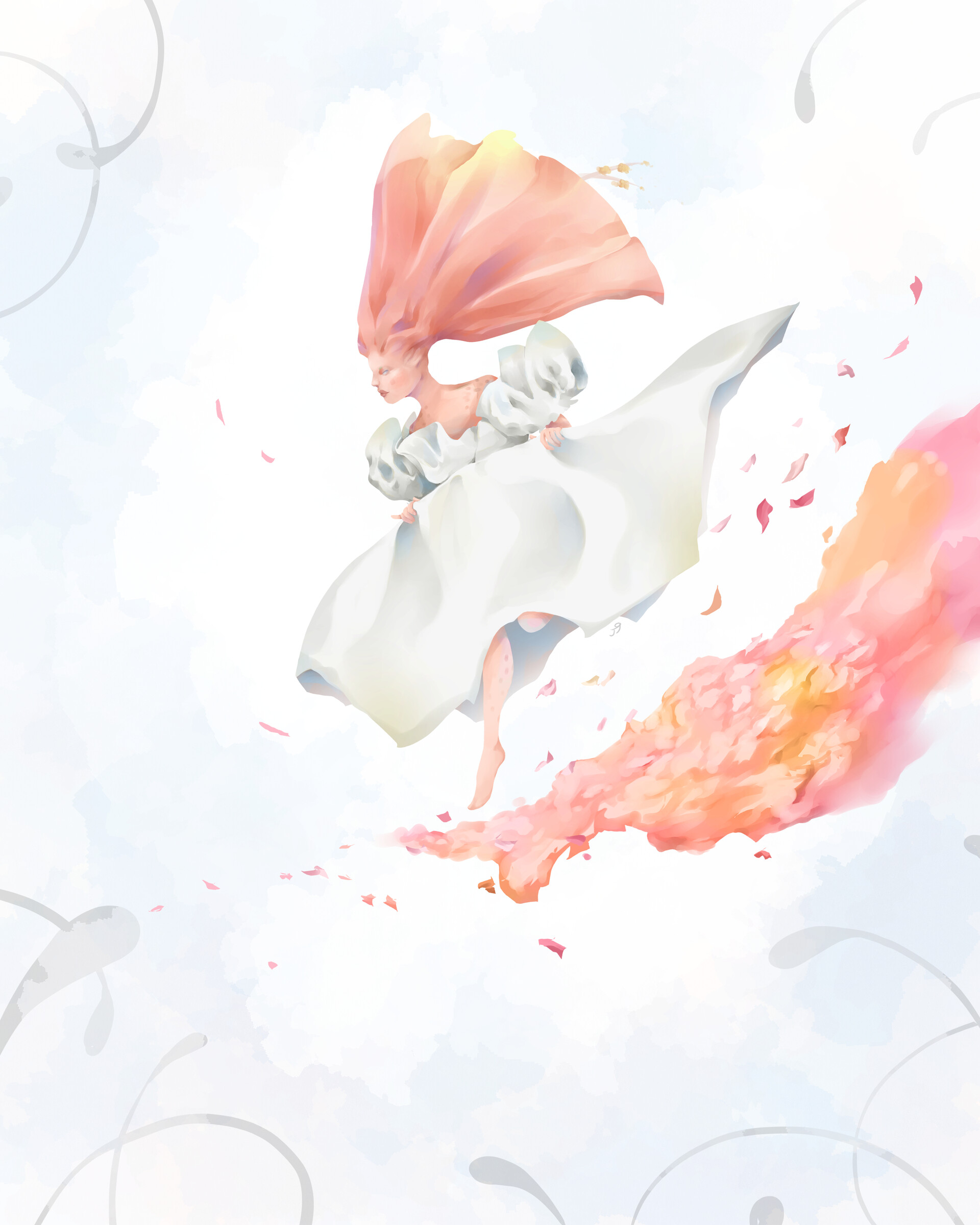 ArtStation - Flower Elemental (Character Design Challenge)