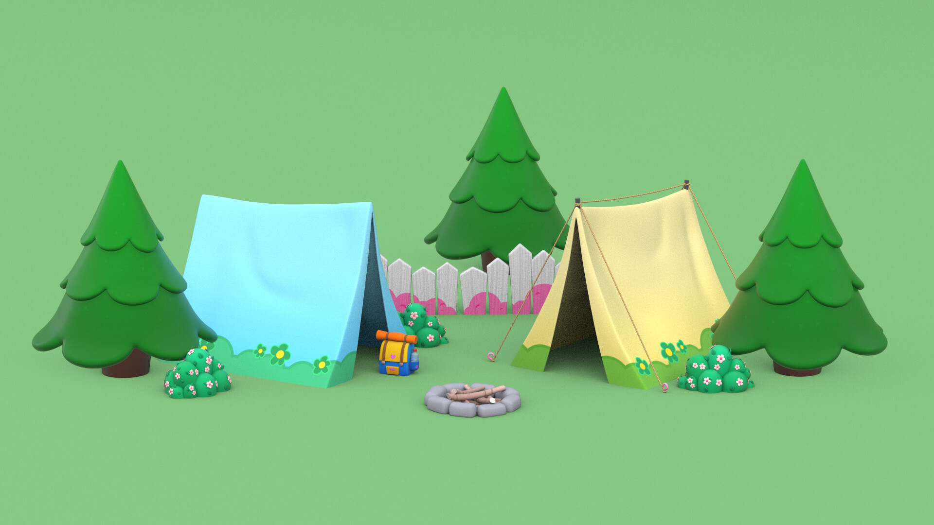 ArtStation - Camping Day