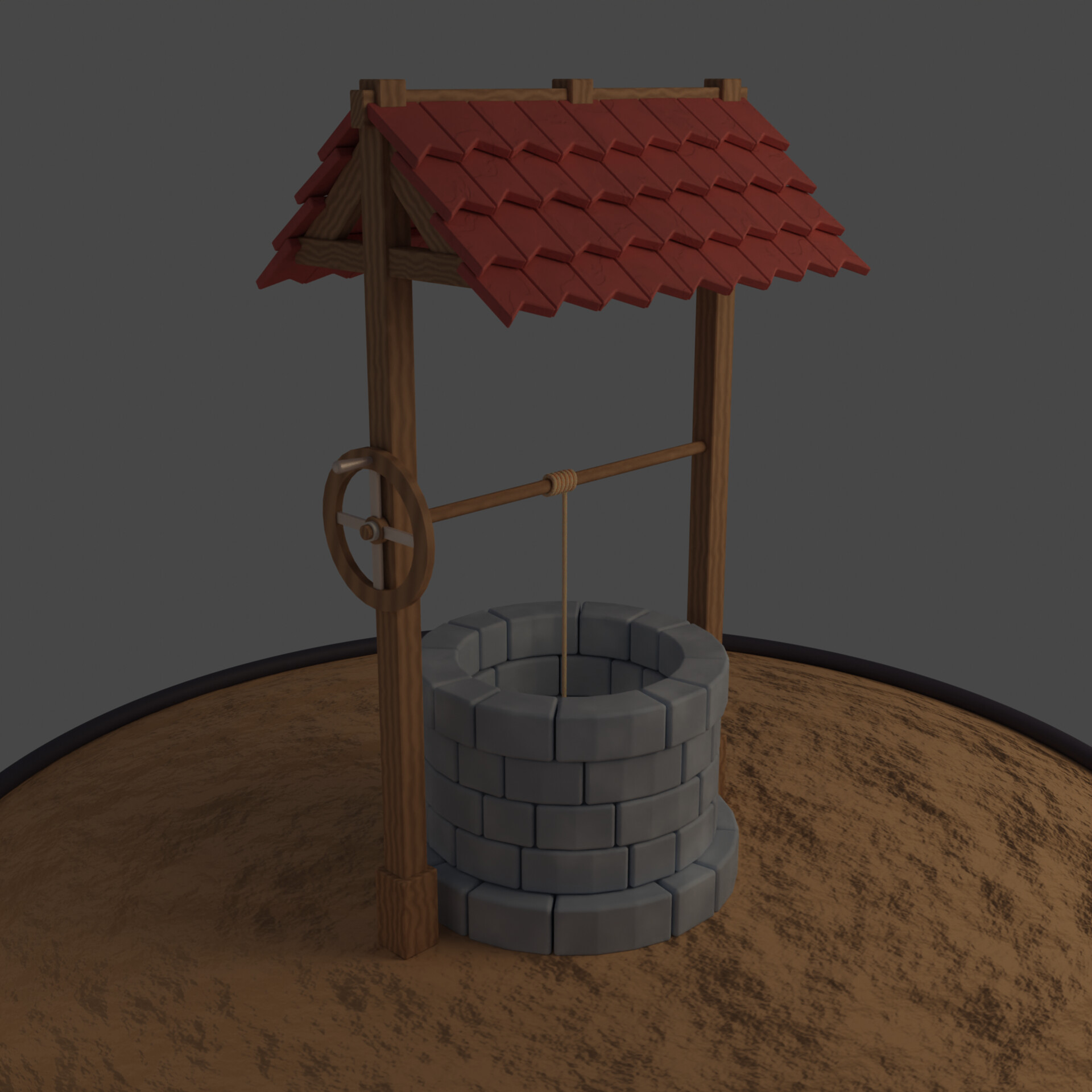 ArtStation - Stylized Well - Render