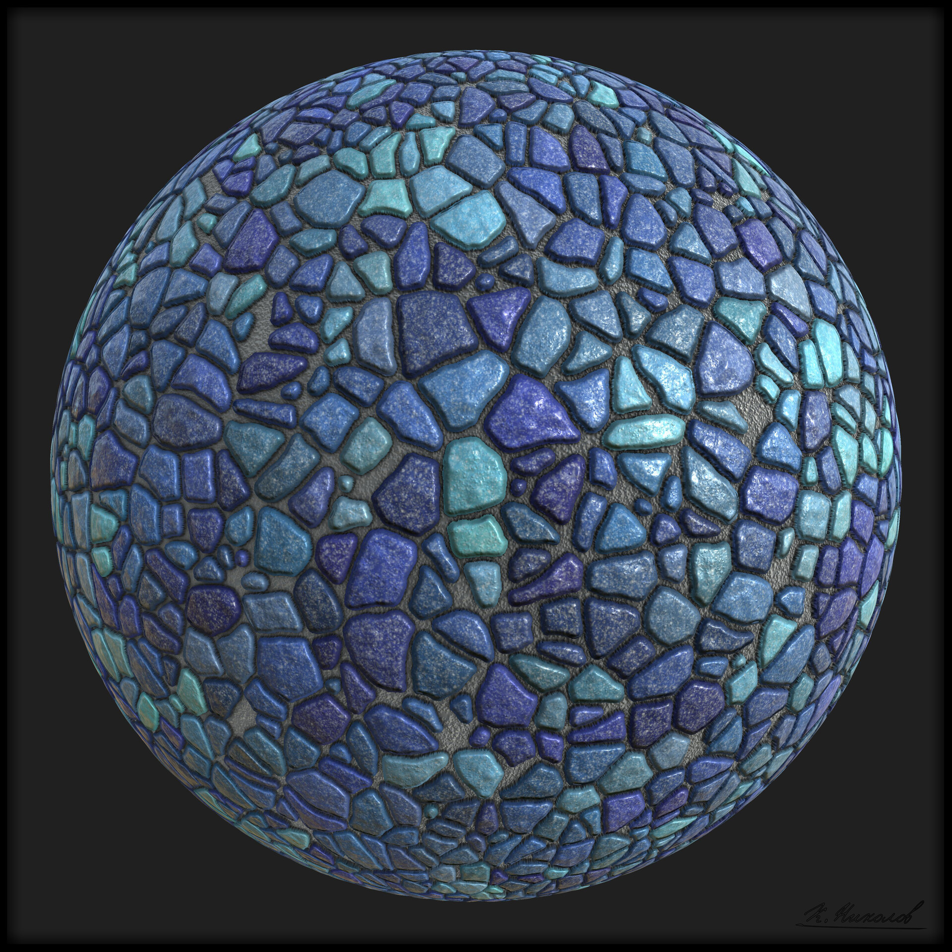 ArtStation - Colorful pebbles