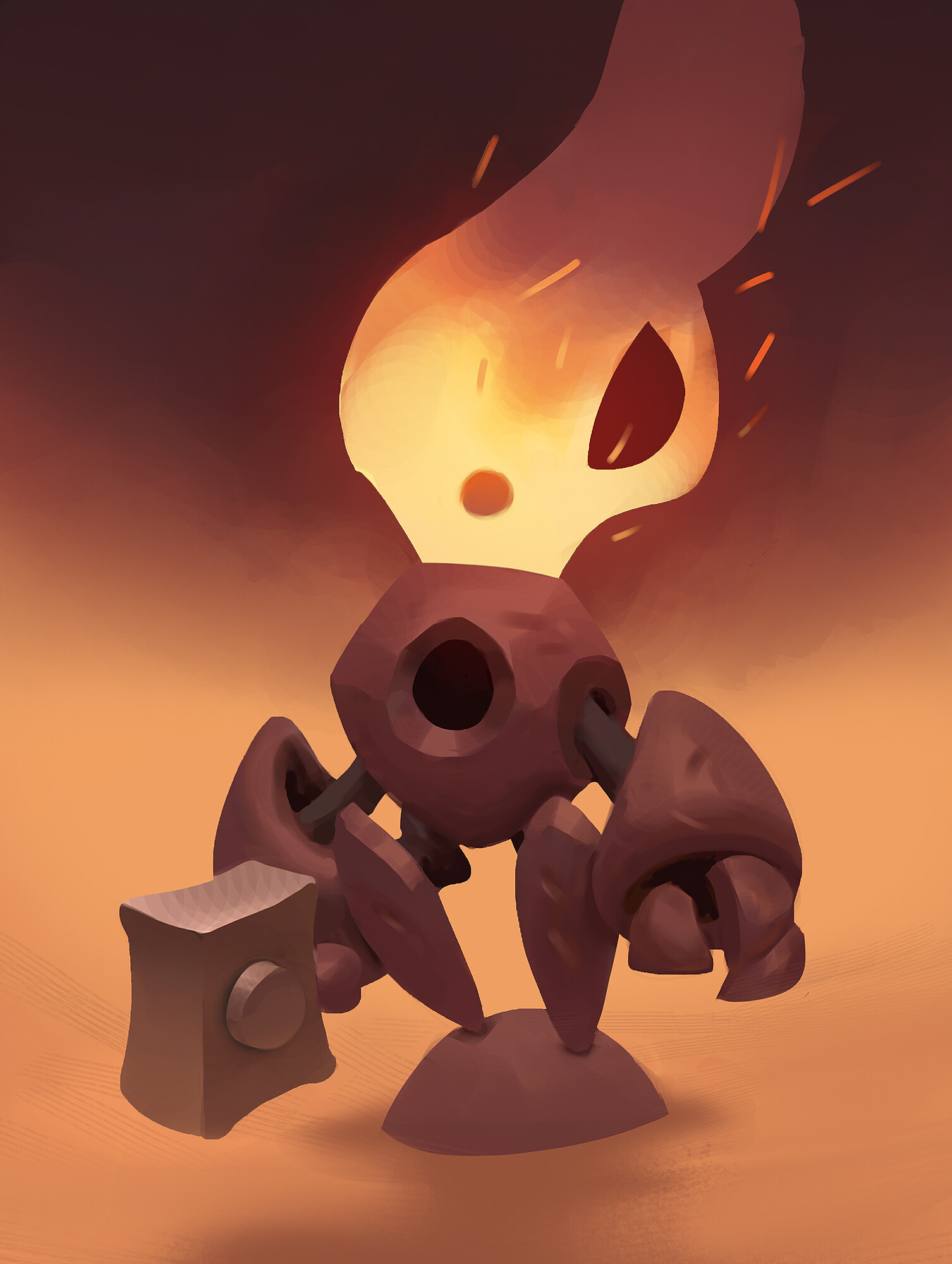 ArtStation - Fire Elemental