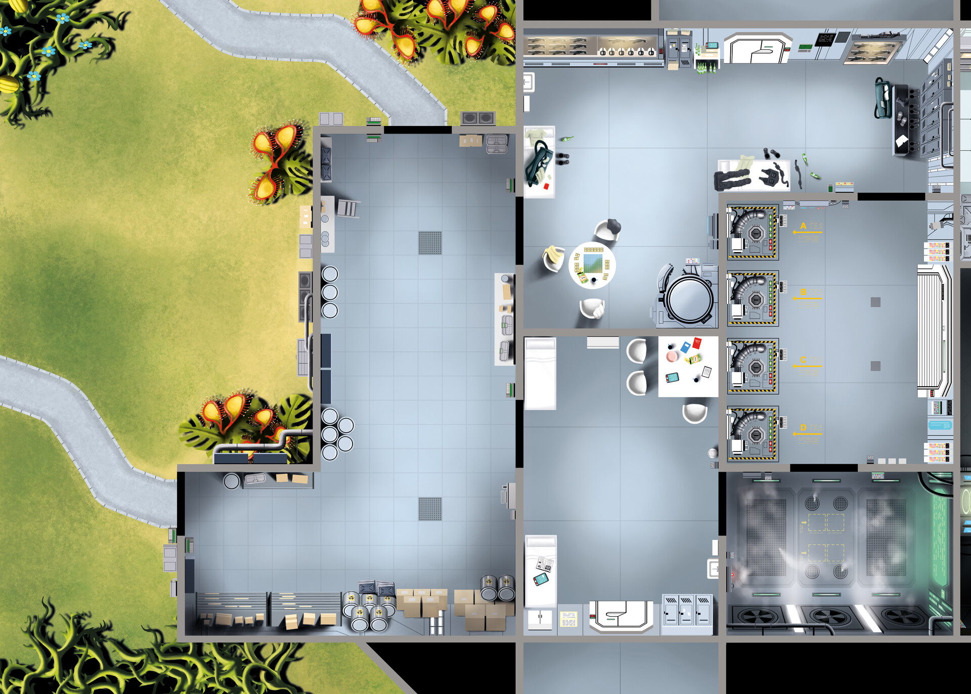 ArtStation - Crew rooms