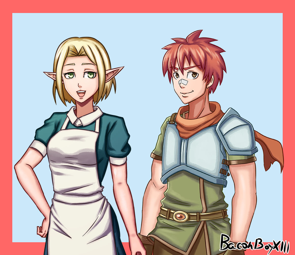 ArtStation - Visual Novel Portraits 03 - RPG Characters