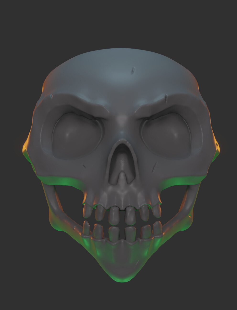 ArtStation - Skeleton Skull