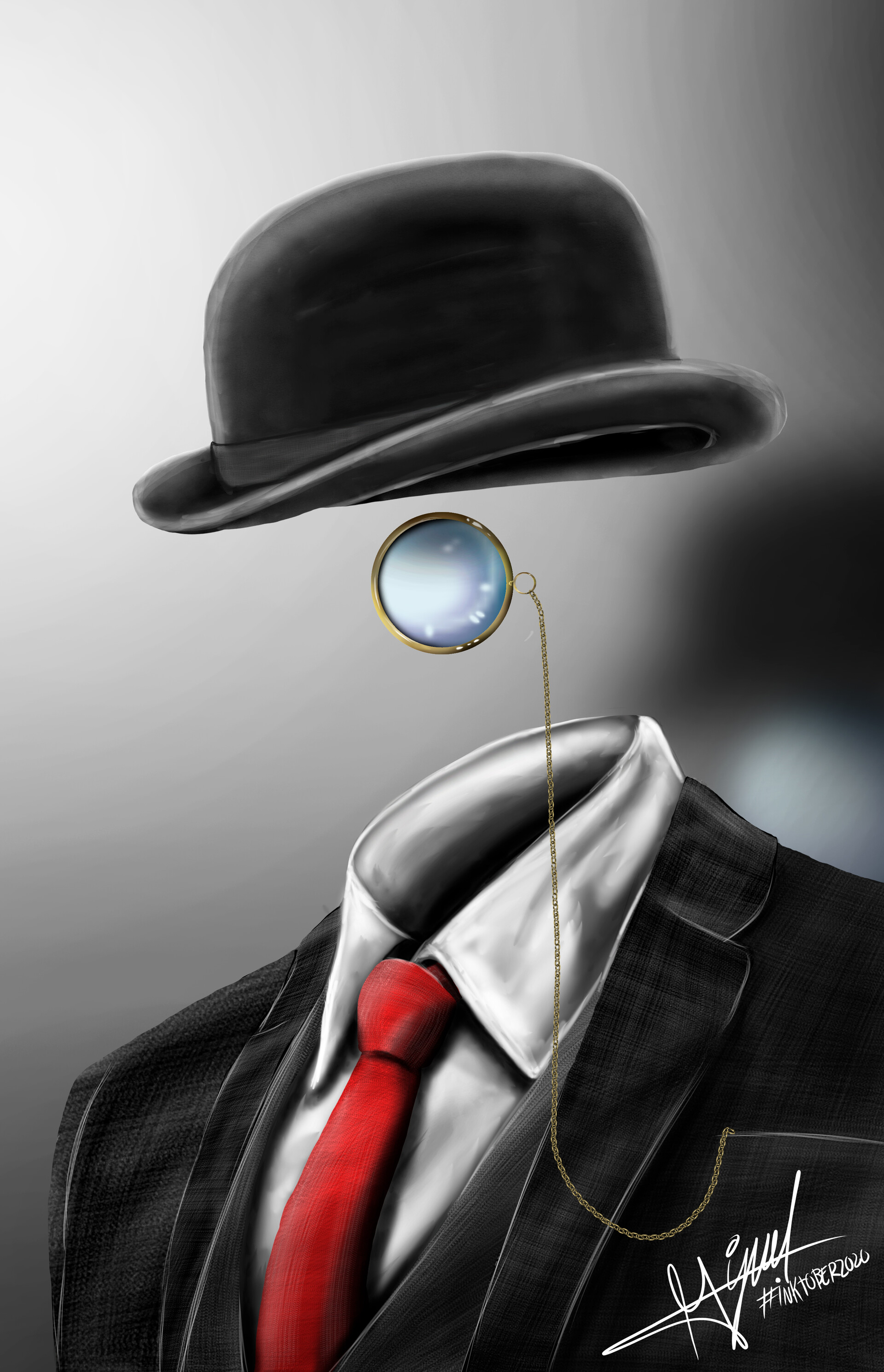 Invisible Man Drawing The Invisible Man Poster