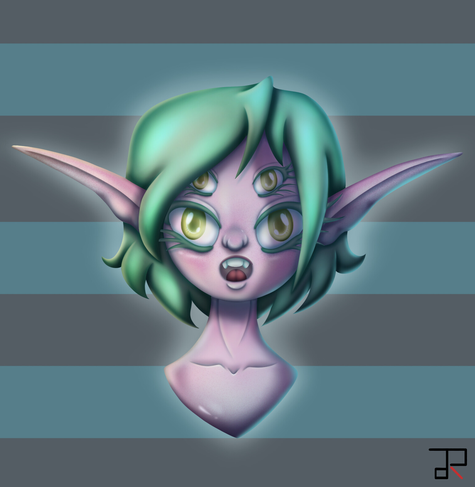 ArtStation - Alien girl