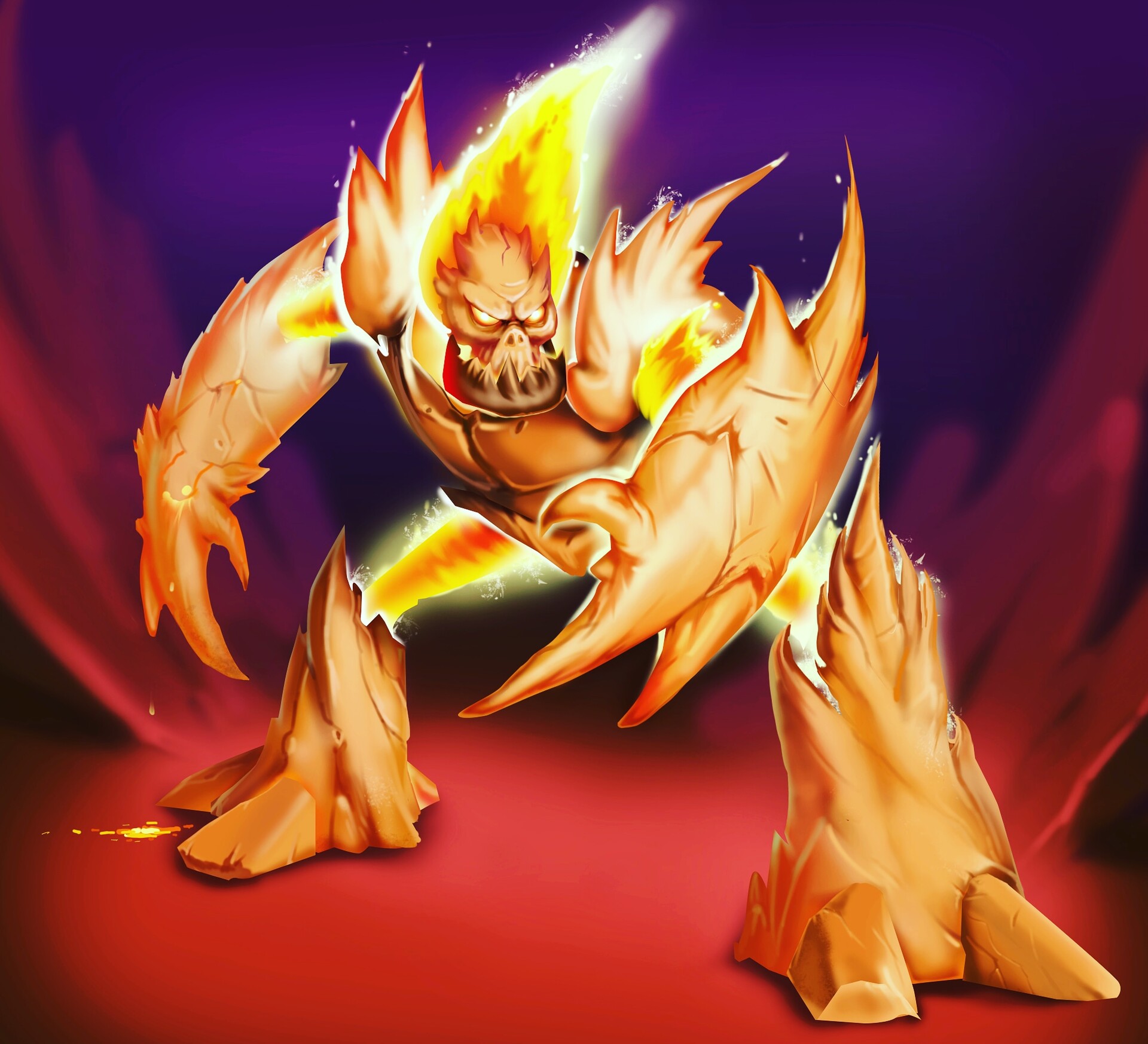 ArtStation - charackter conceptart Elemental guard