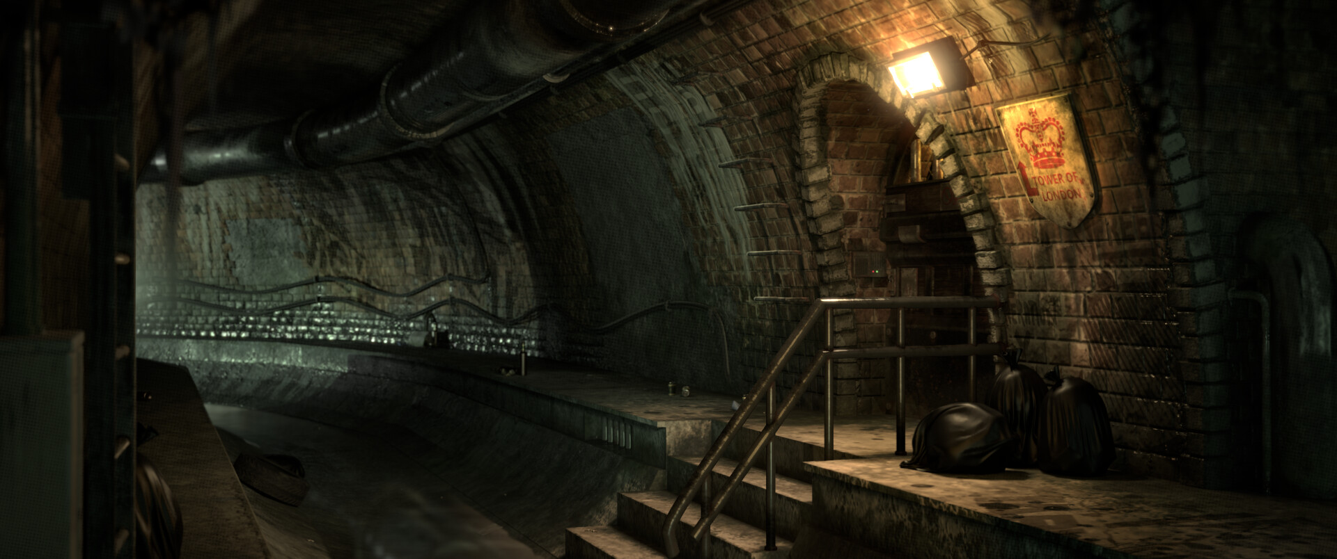 ArtStation - London's Burning_Sewer