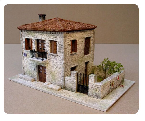 ArtStation - mini houses printed in 3D