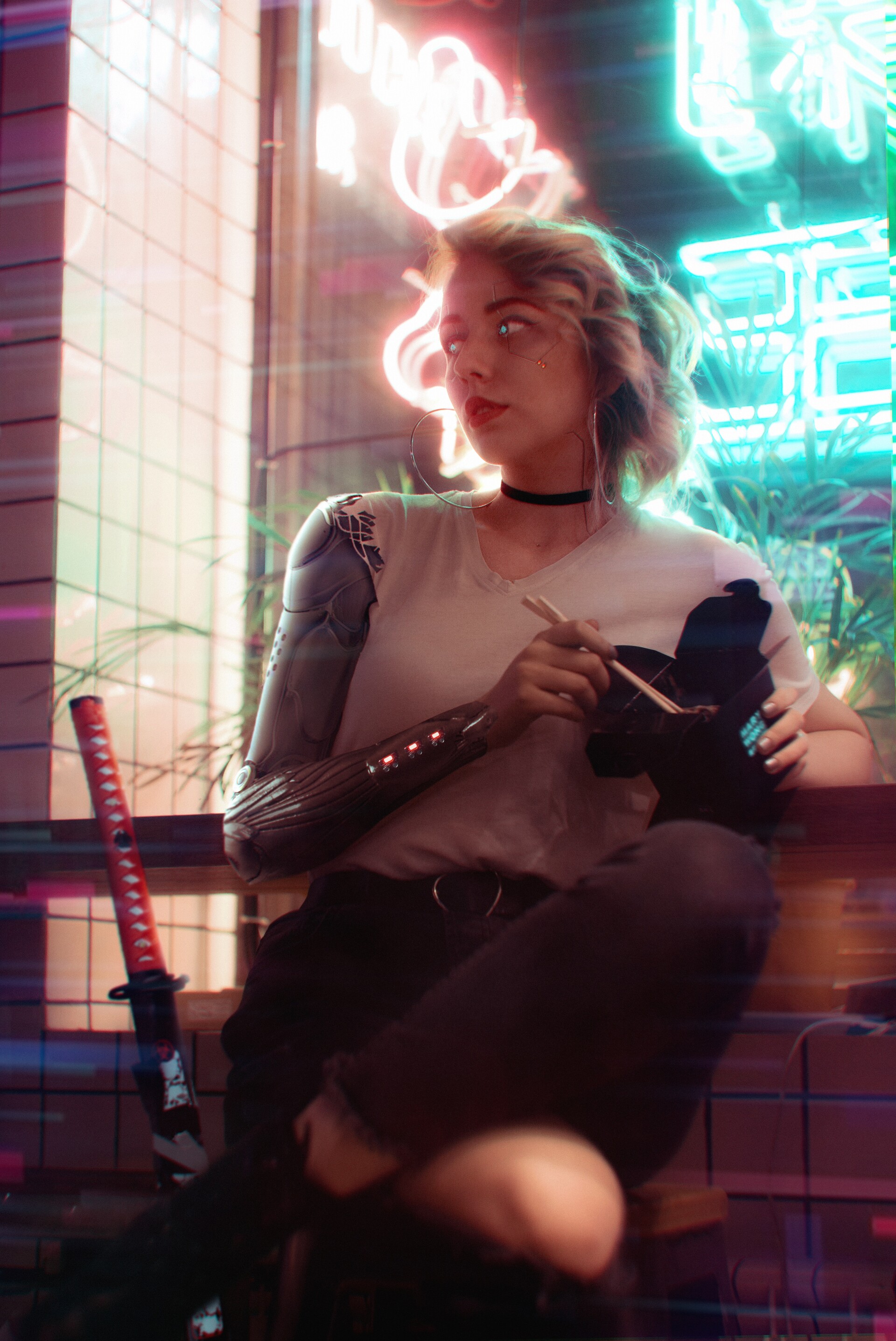 ArtStation - Cyberpunk Girl