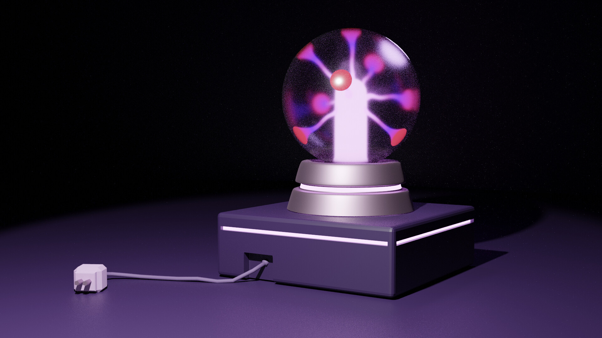 ArtStation - Low Poly Plasma Orb