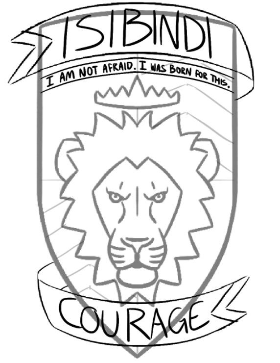 house crest coloring pages