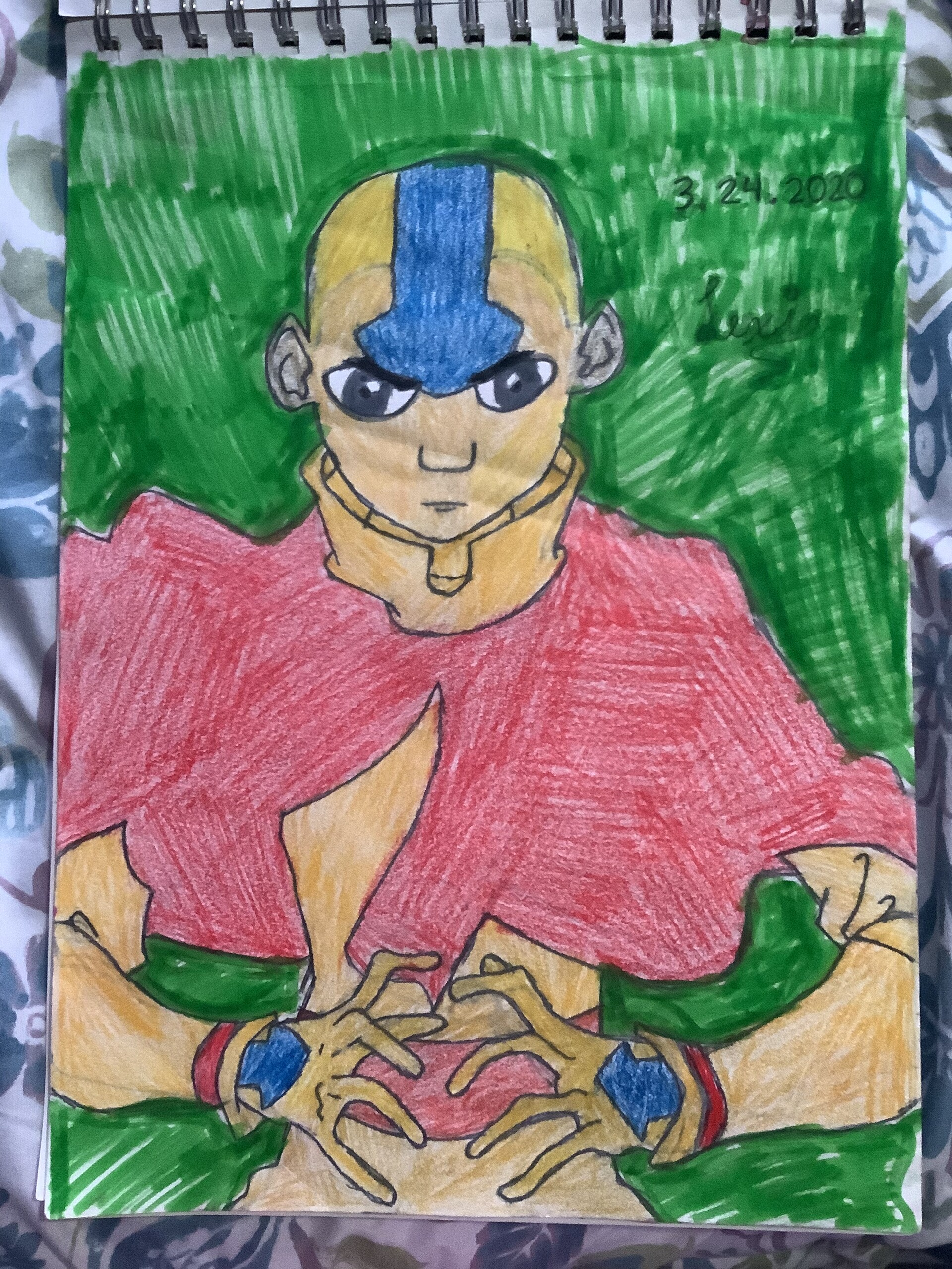 ArtStation - Avatar Aang from ATLA