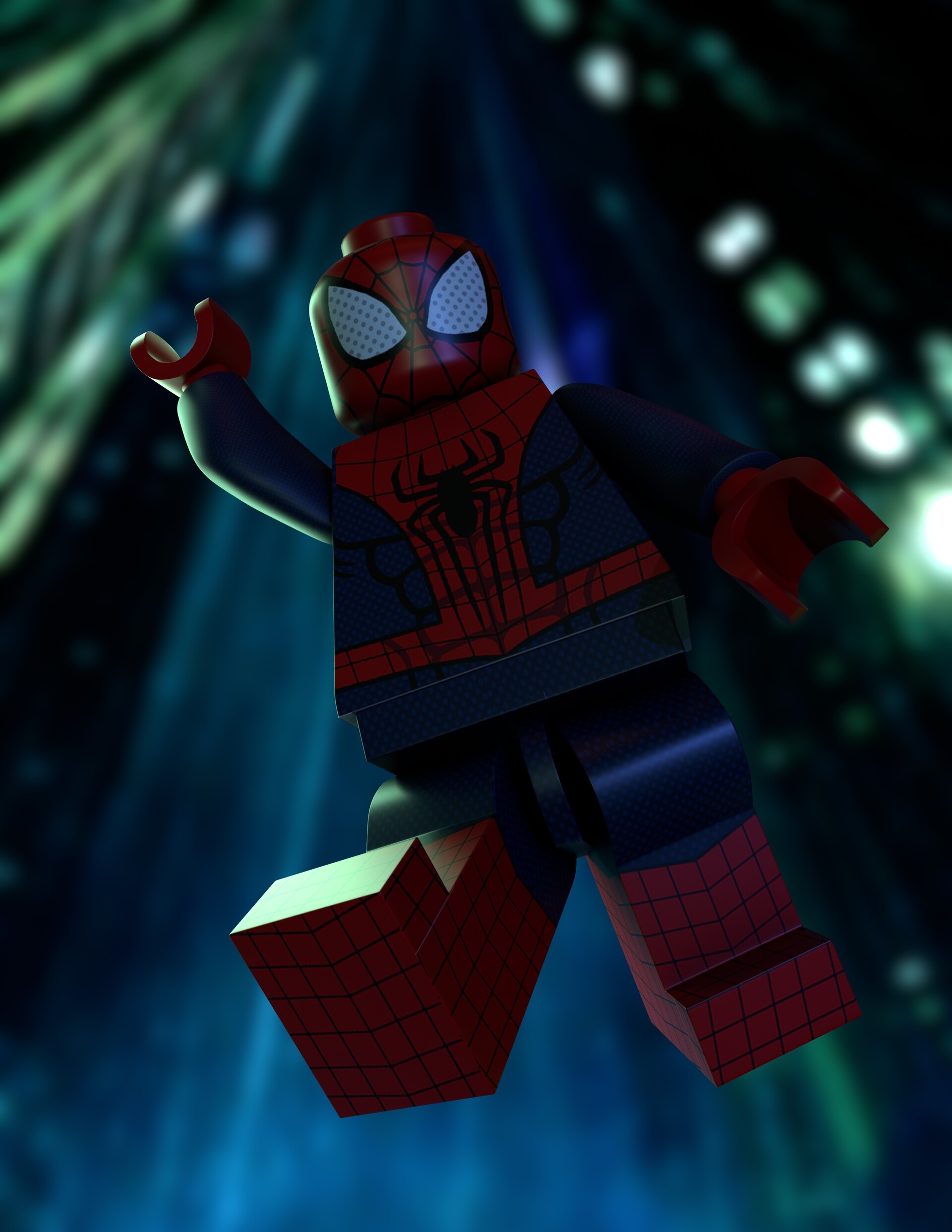 ArtStation - Lego Spiderman