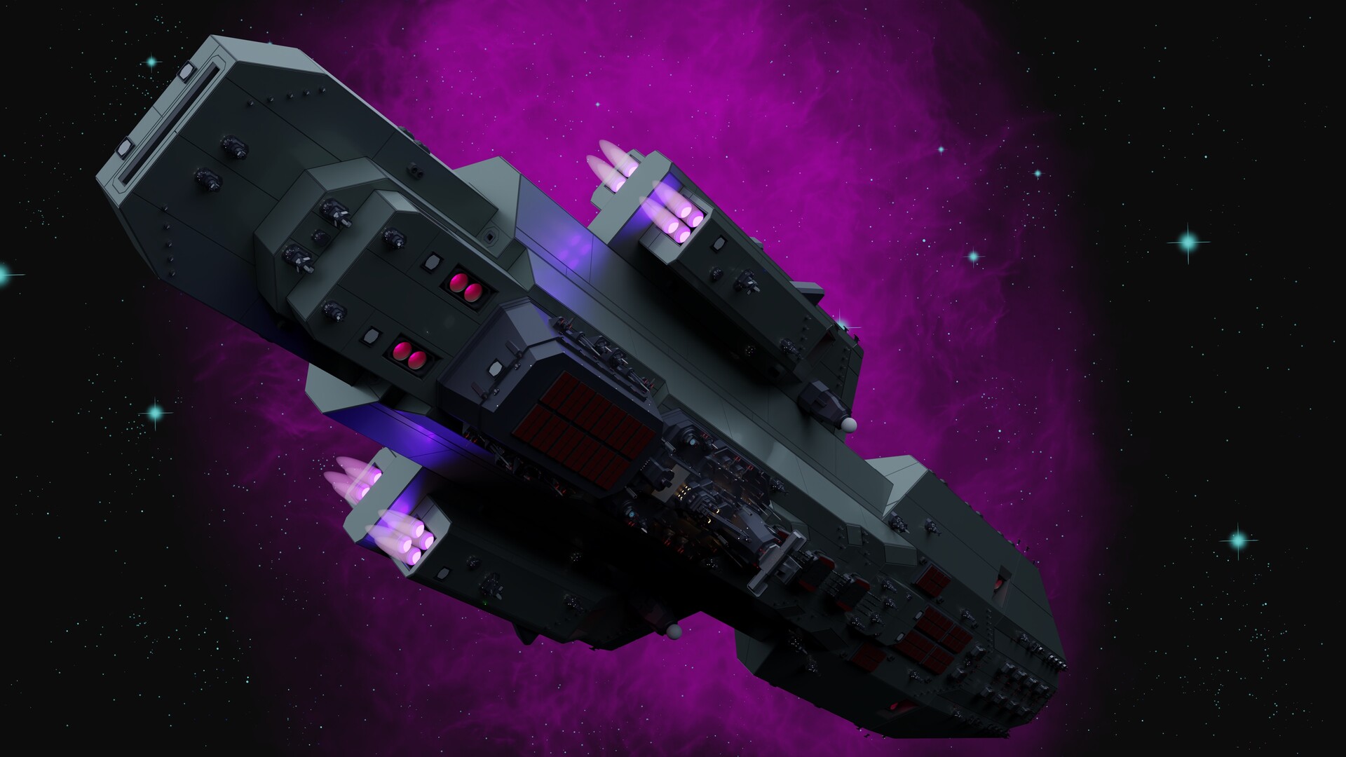 ArtStation - Akurian light Battle raider Rear