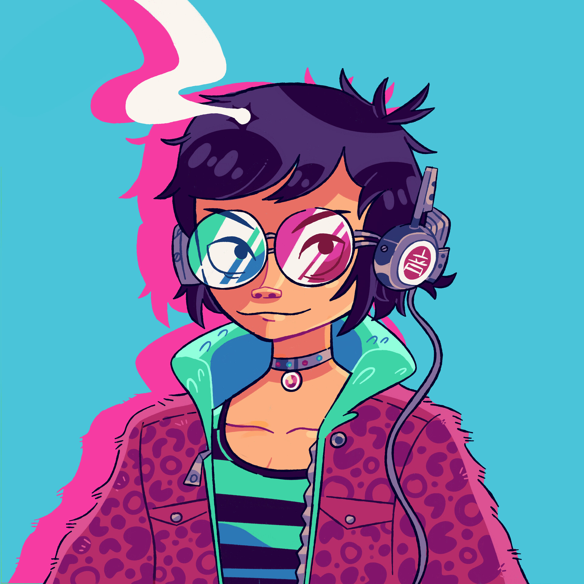 ArtStation - Fanart "Noodles - Gorillaz"