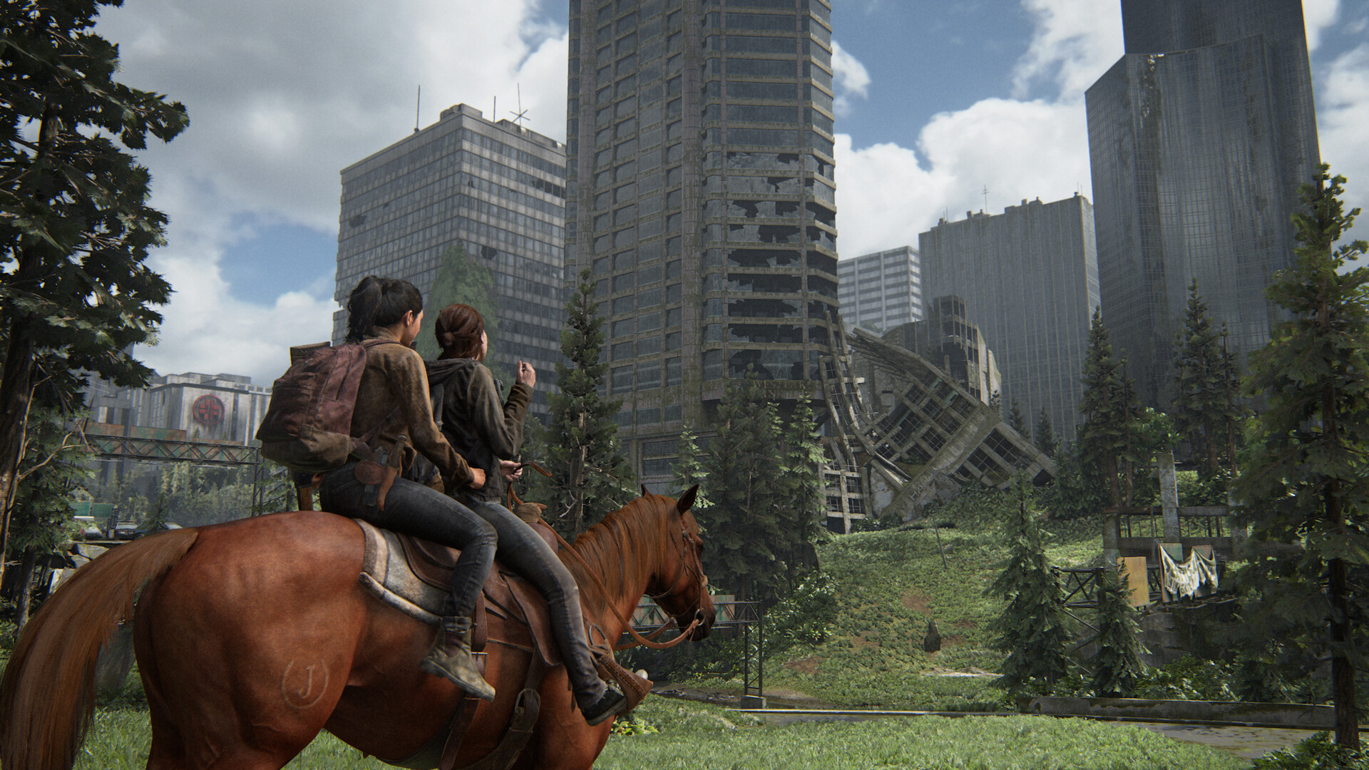 M Monica - TLOU part II dilapidated building