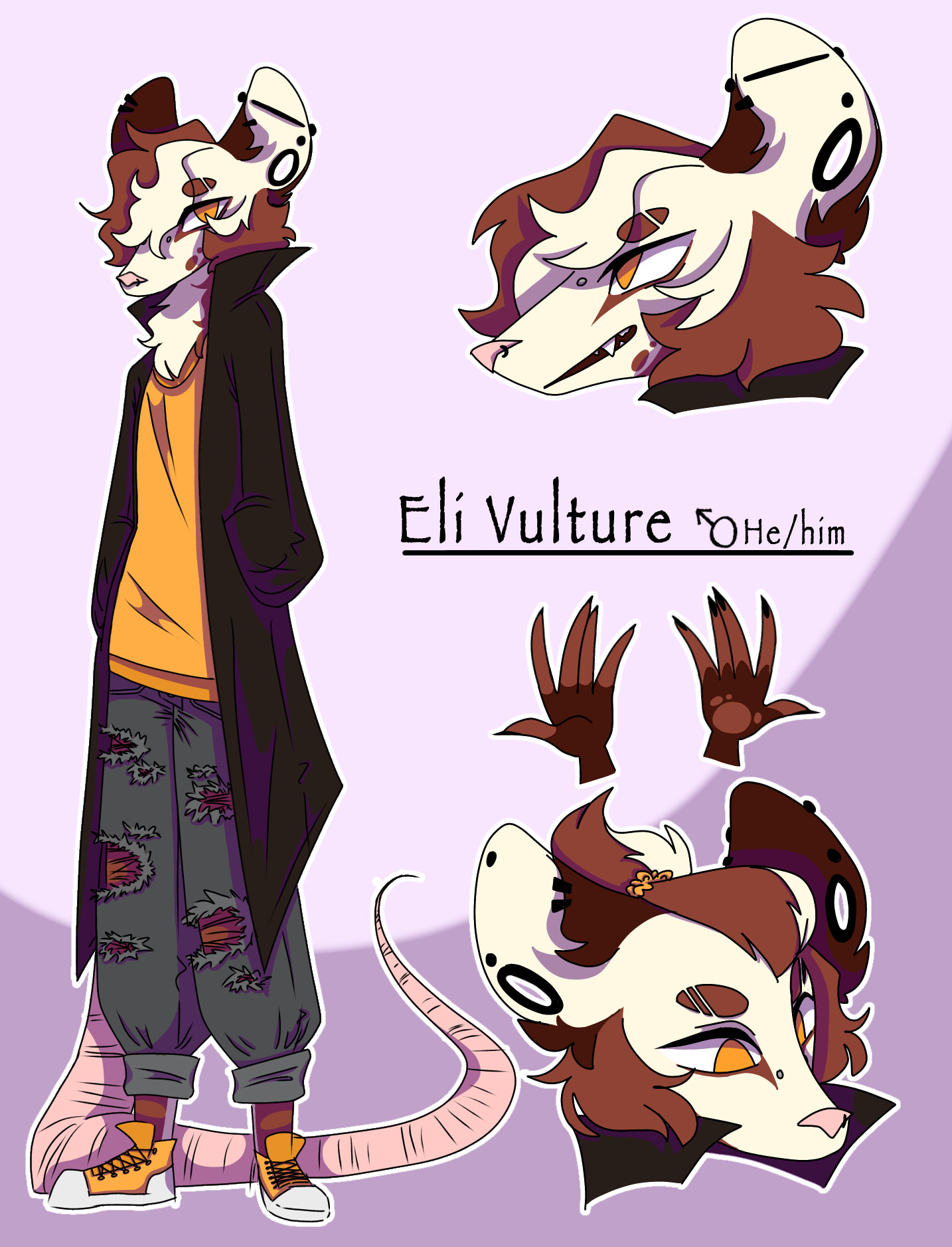 ArtStation - Eli character sheet