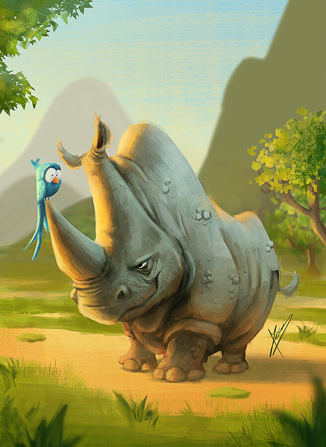 ArtStation - Rhino character design