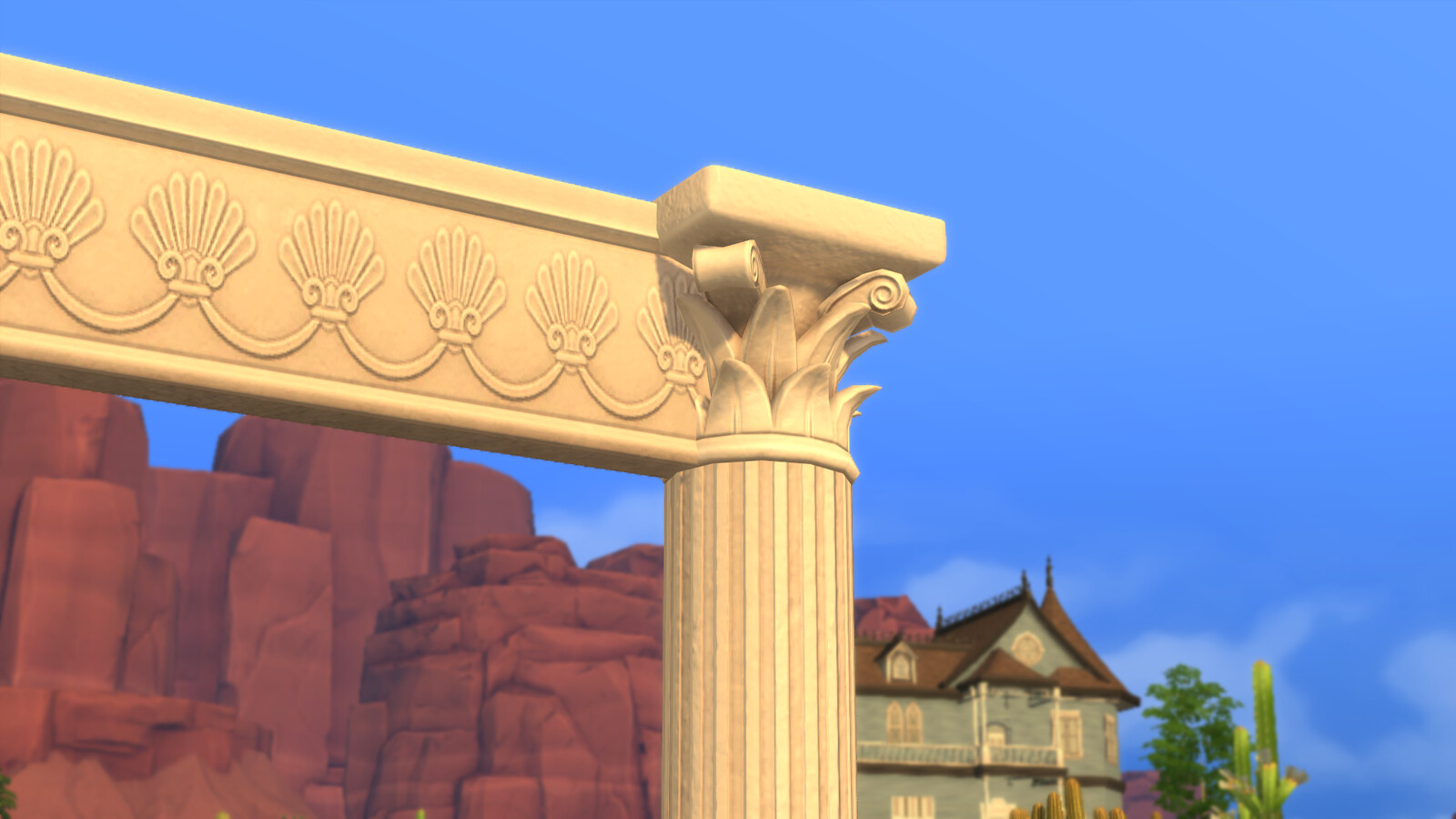 Alex - Roman Architecture Set - The Sims 4 Style