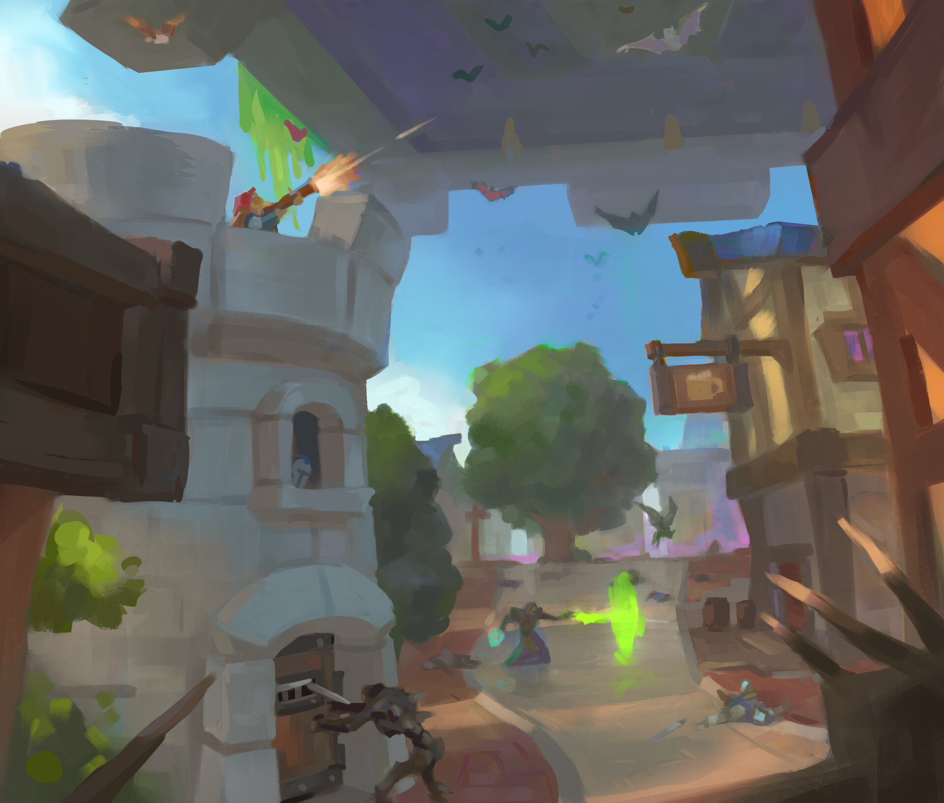 ArtStation - [WoW FanArt] Fall of the Stormwind