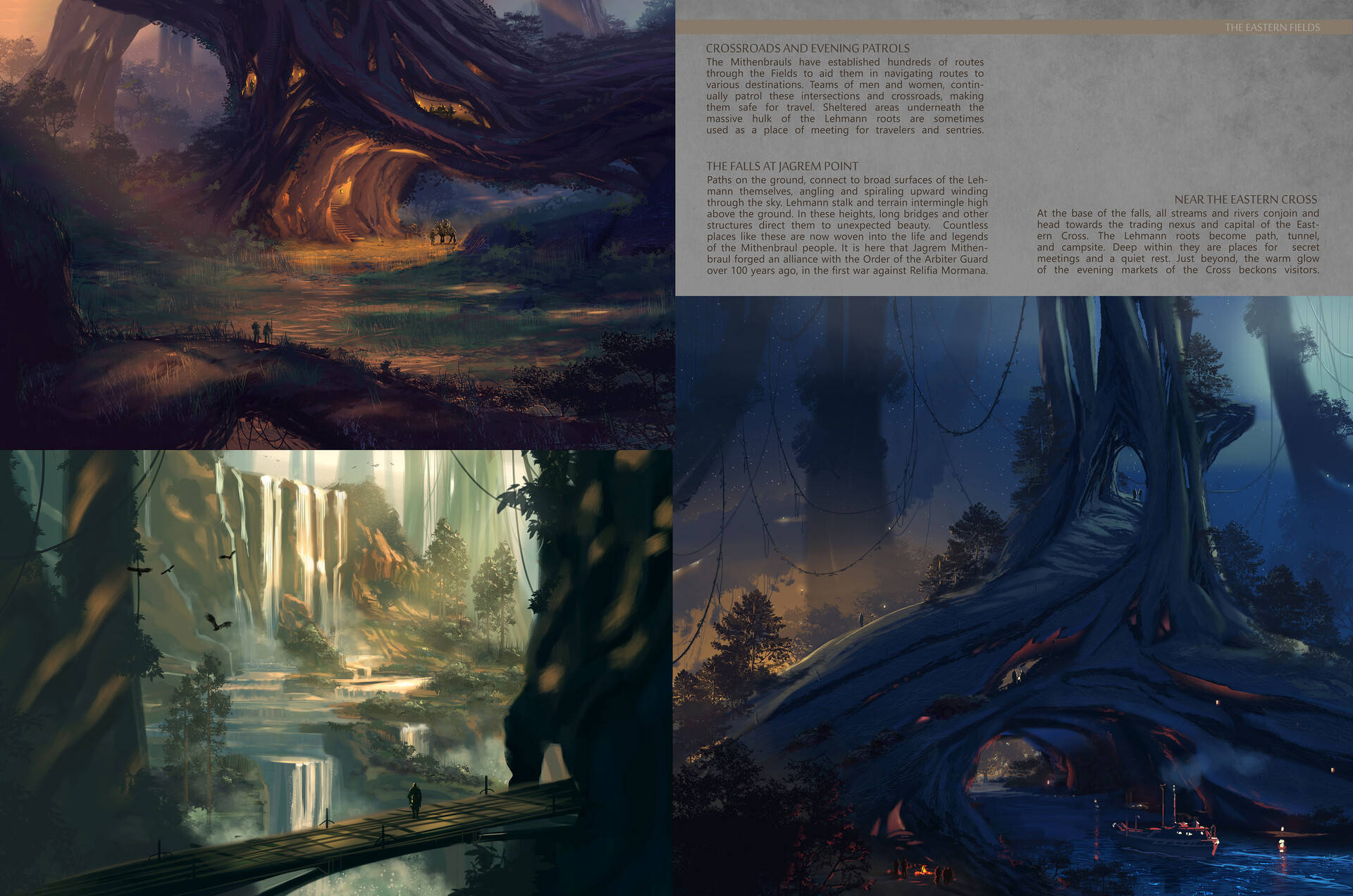 ArtStation - Common Expanse-Eastern Fields-Trees and Towers