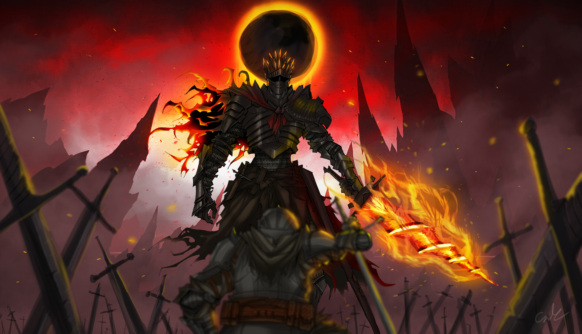 ArtStation - Soul Of Cinder- Dark Souls 3 Fanart