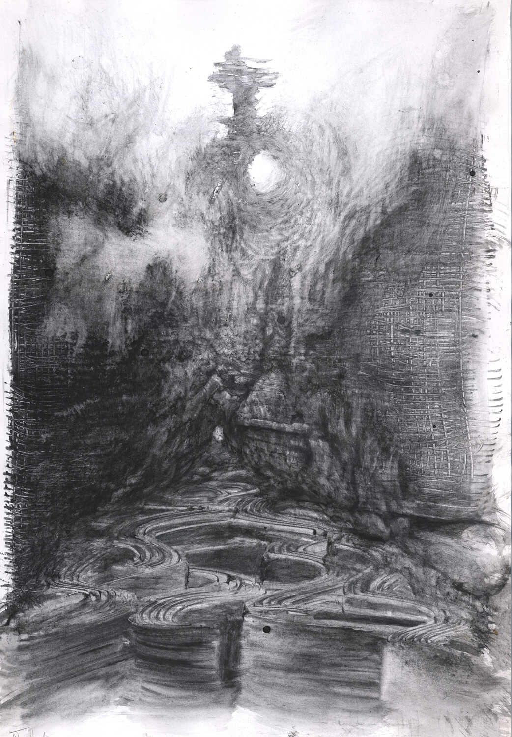 Jay Hurst - Ex-Cathedra series - experimental drawings