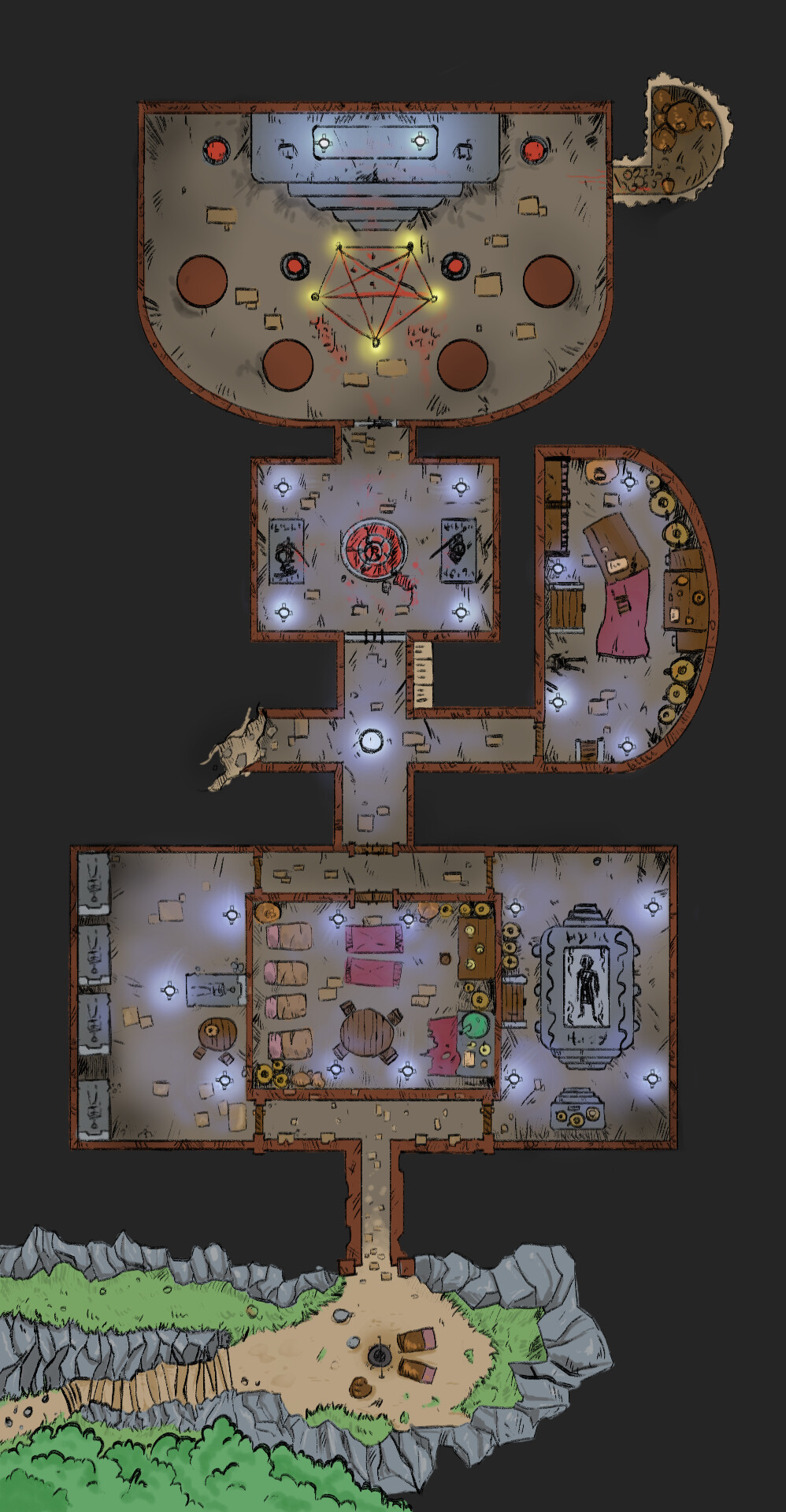 ArtStation - DnD map