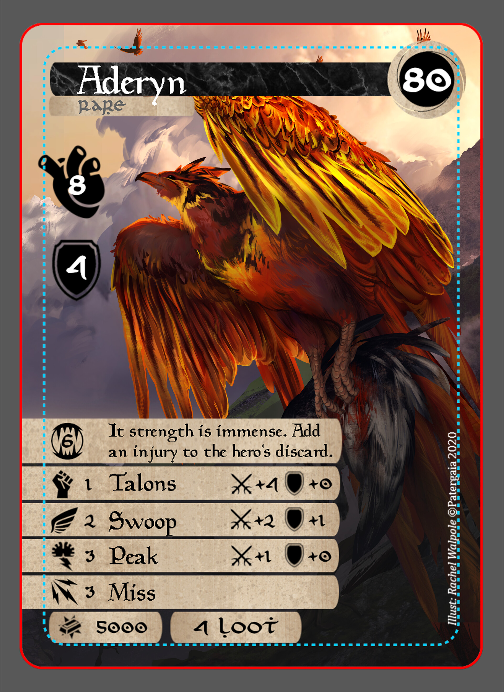 Rachel Walpole - Quest of Cards Aderyn