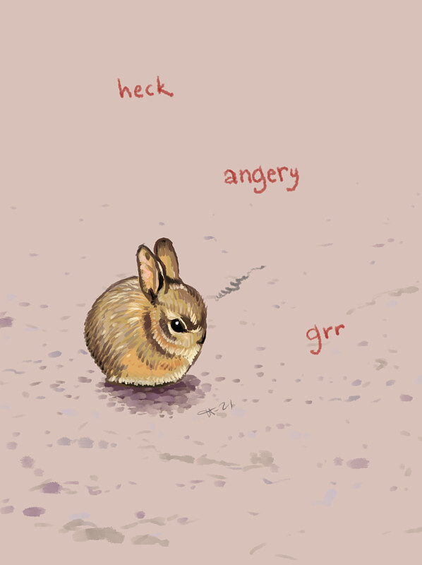 ArtStation - Hecking angery bunn