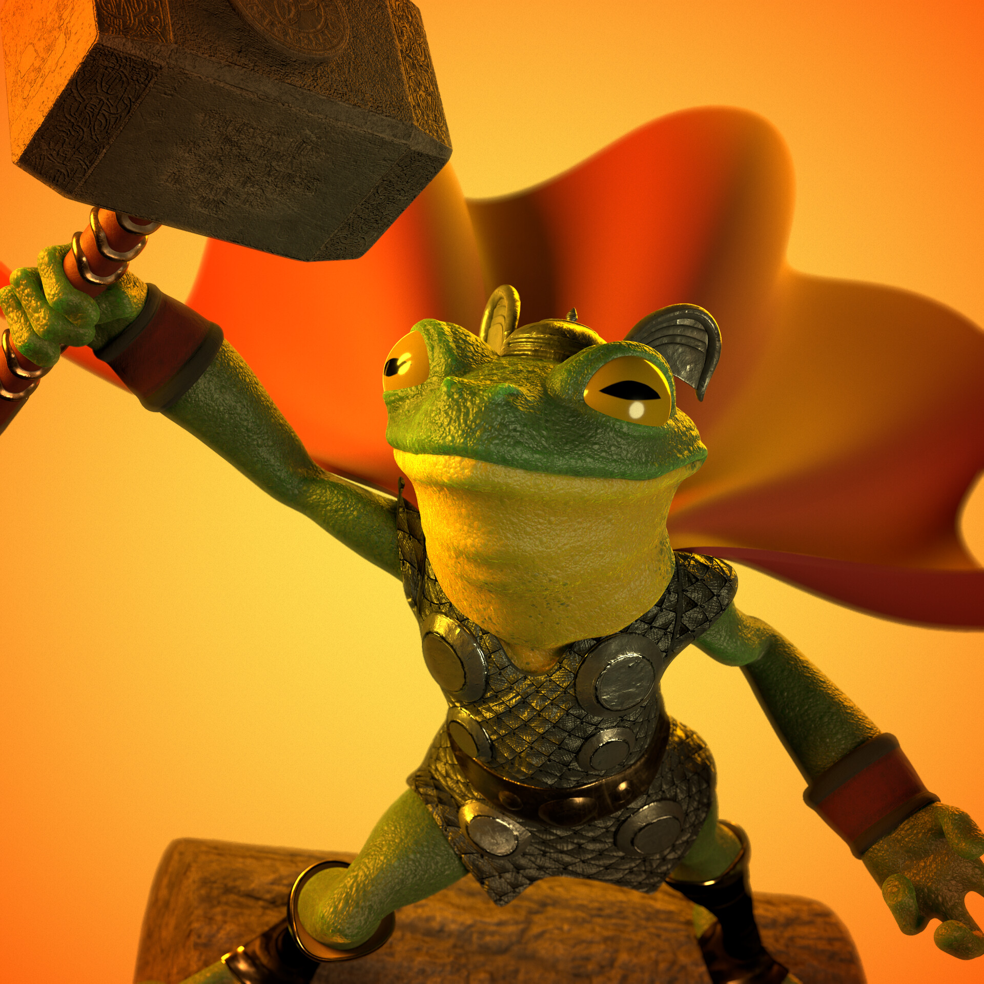 ArtStation - Thor_Frog_Fan Art