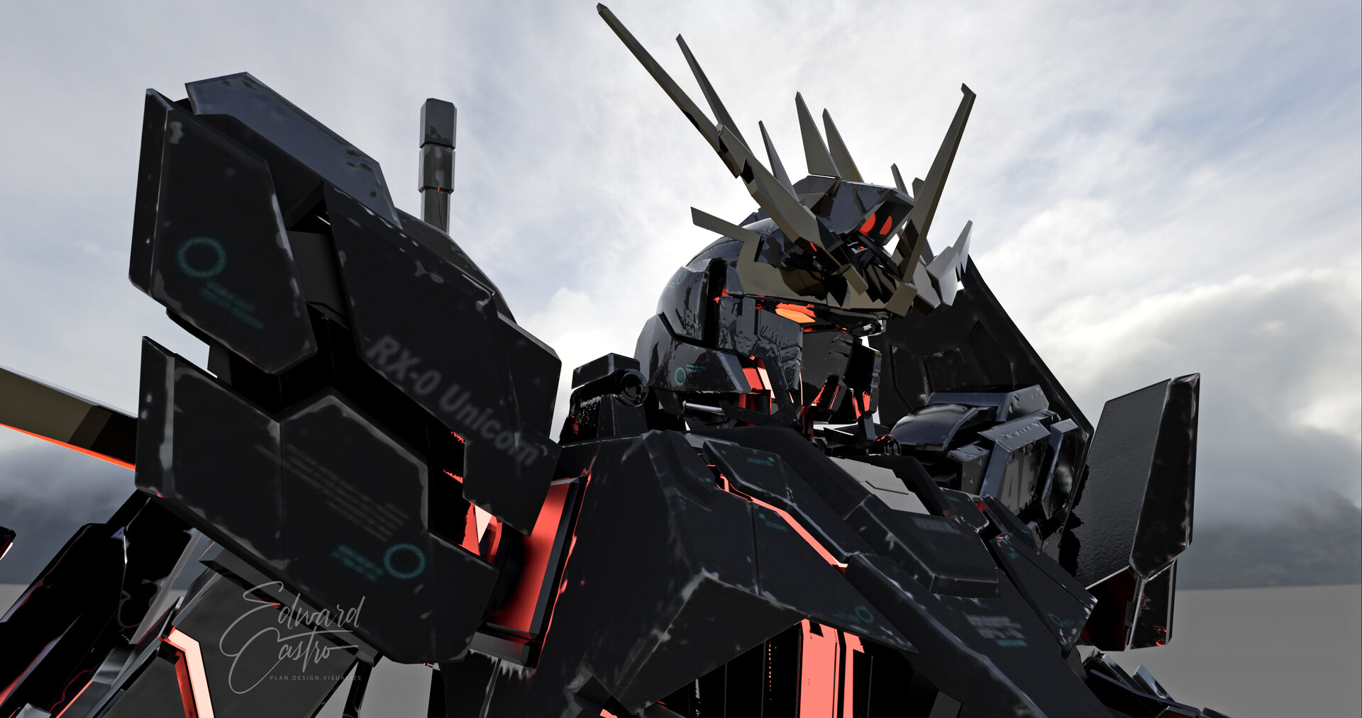 ArtStation - RX-0 Gundam