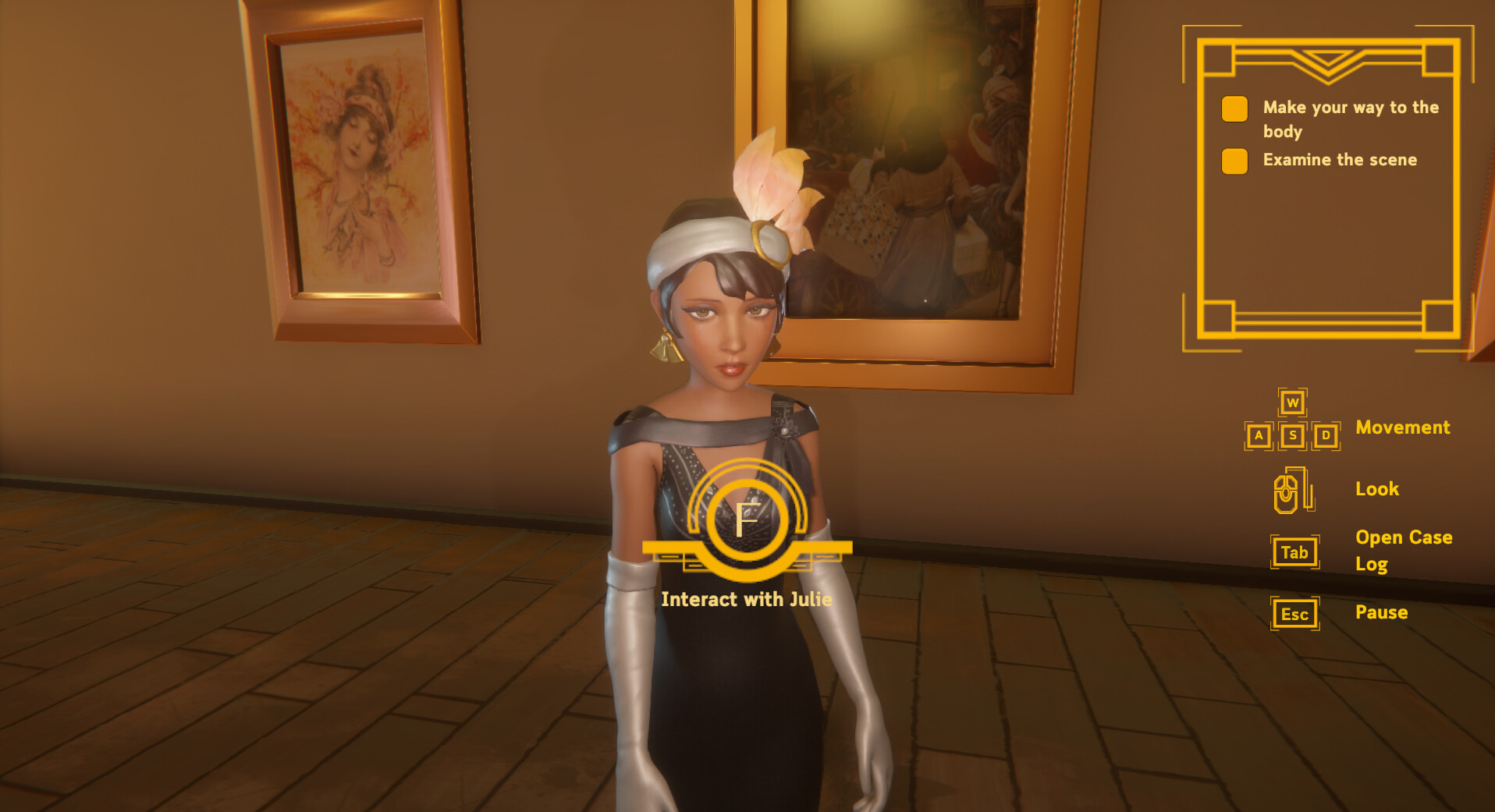 Hazel G - Murders At Moorcliffe Character art