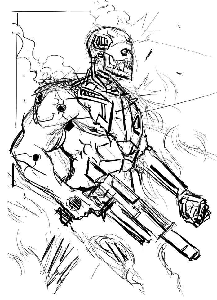 Terminator Coloring Pages