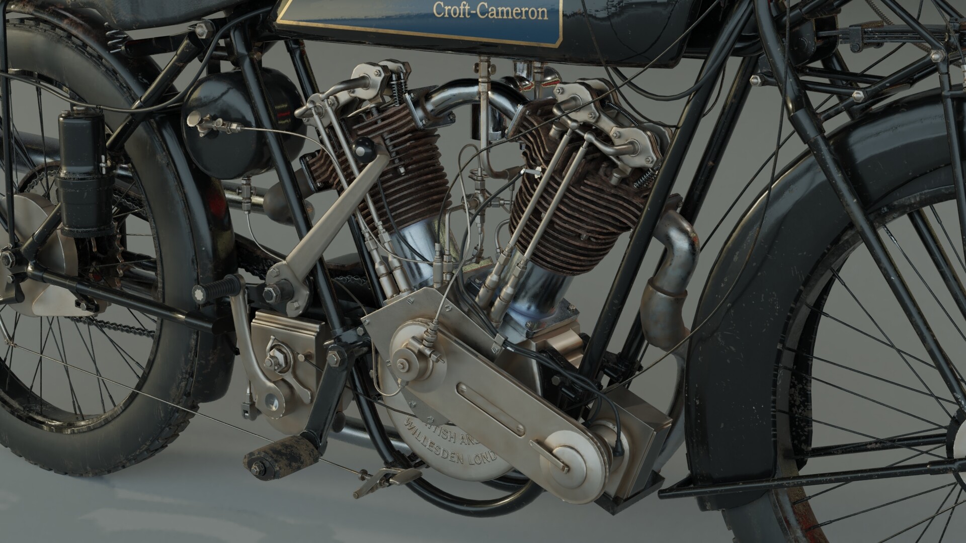 simon kelly - 3D Classic bike models