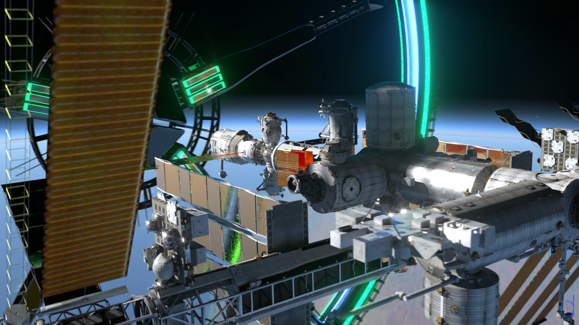 ArtStation - ISS meets Aliens