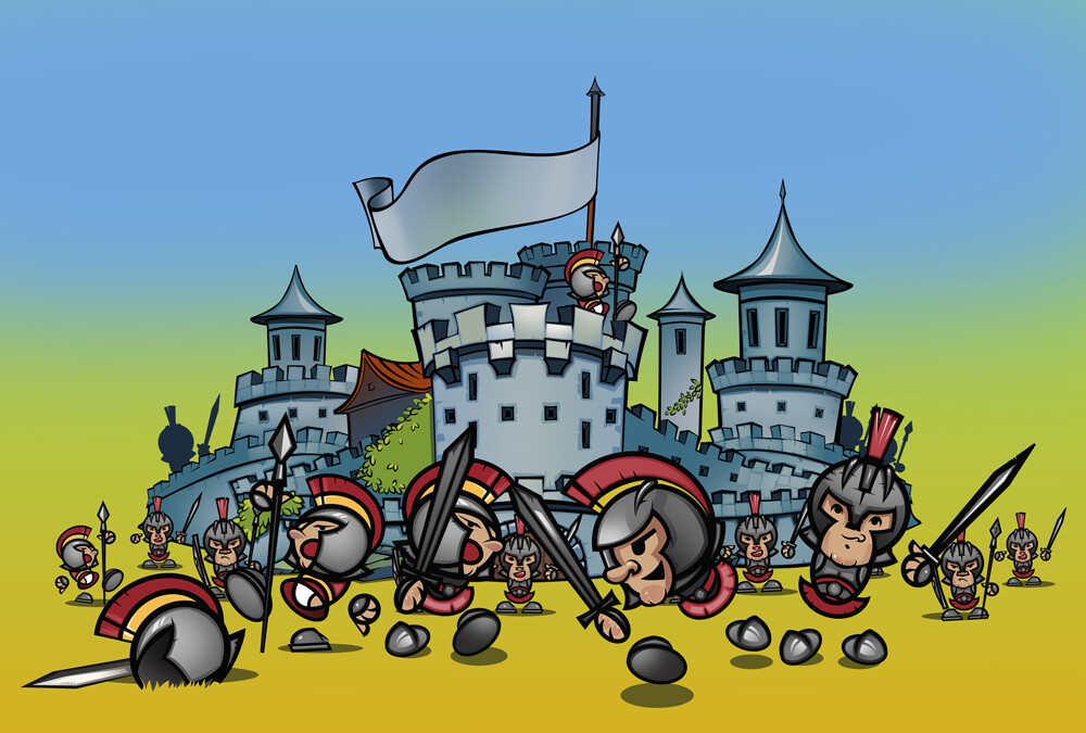 ArtStation - Assault on the Castle