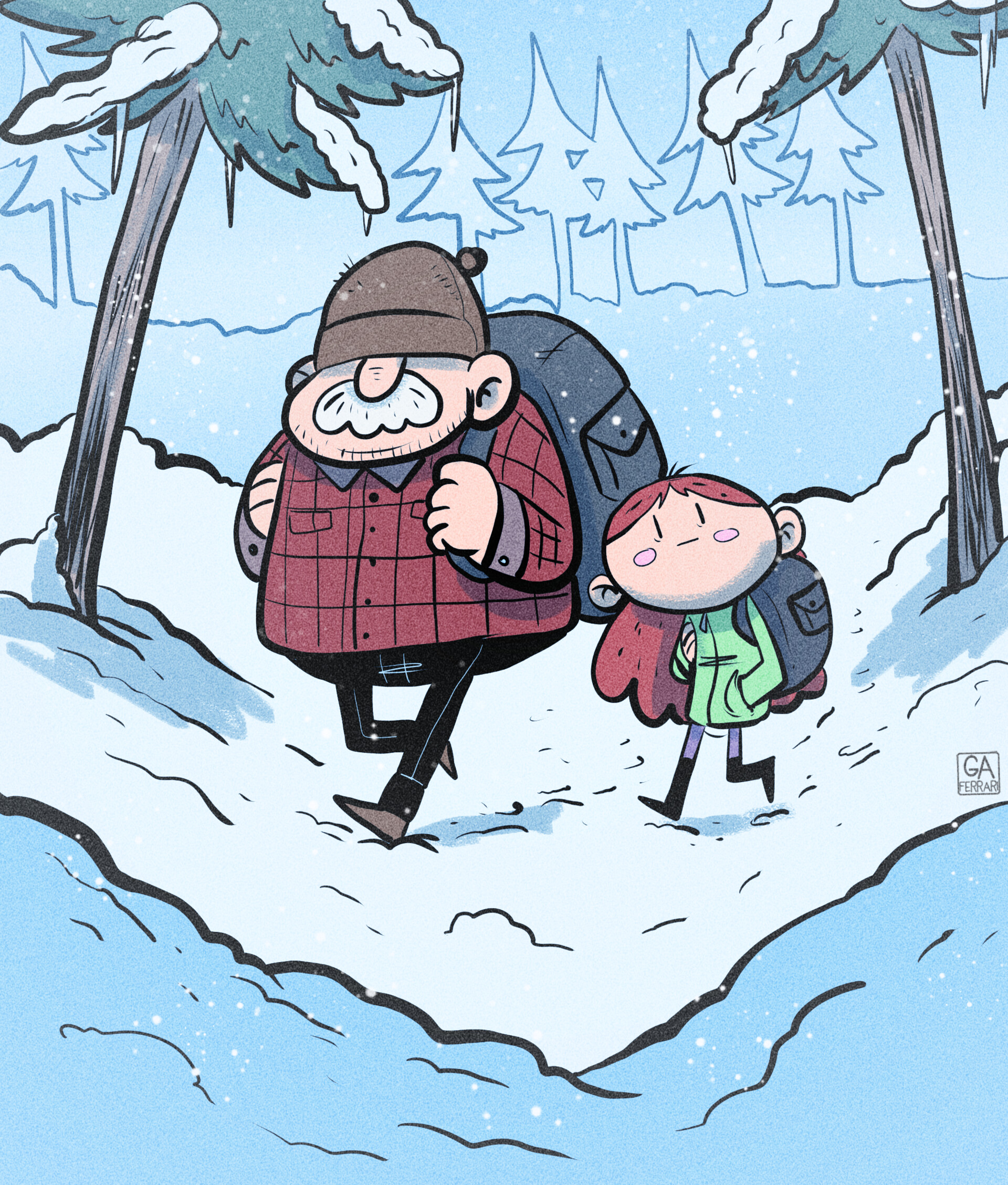 ArtStation - lost in the snow