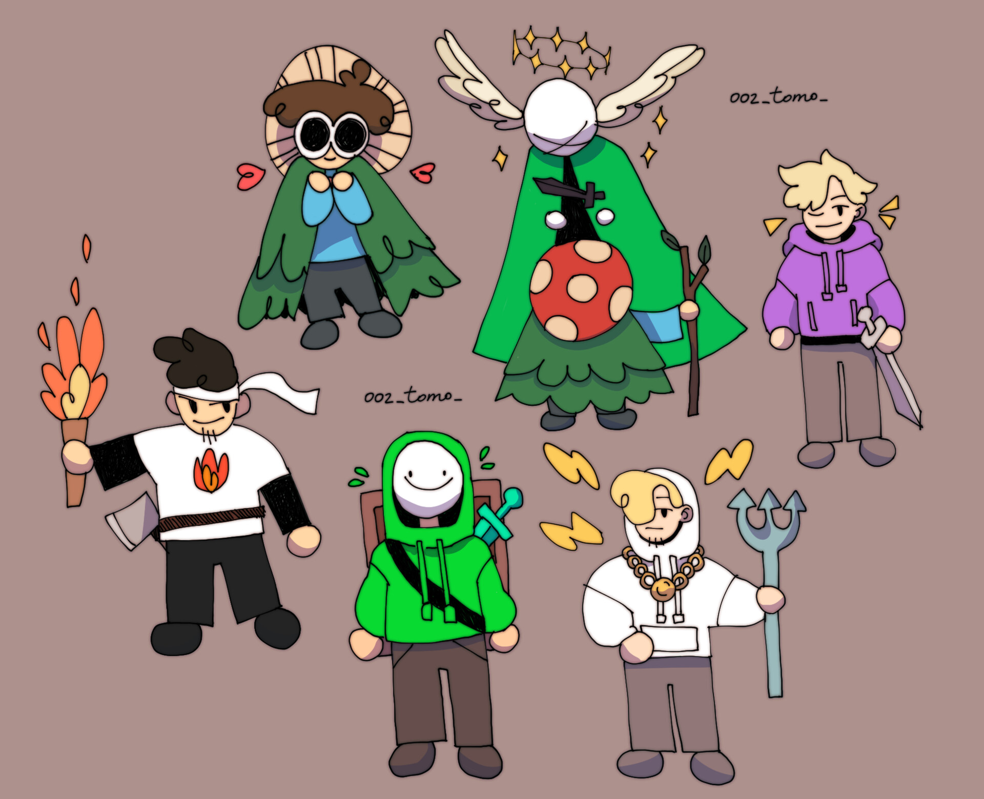 ArtStation - Chibi characters