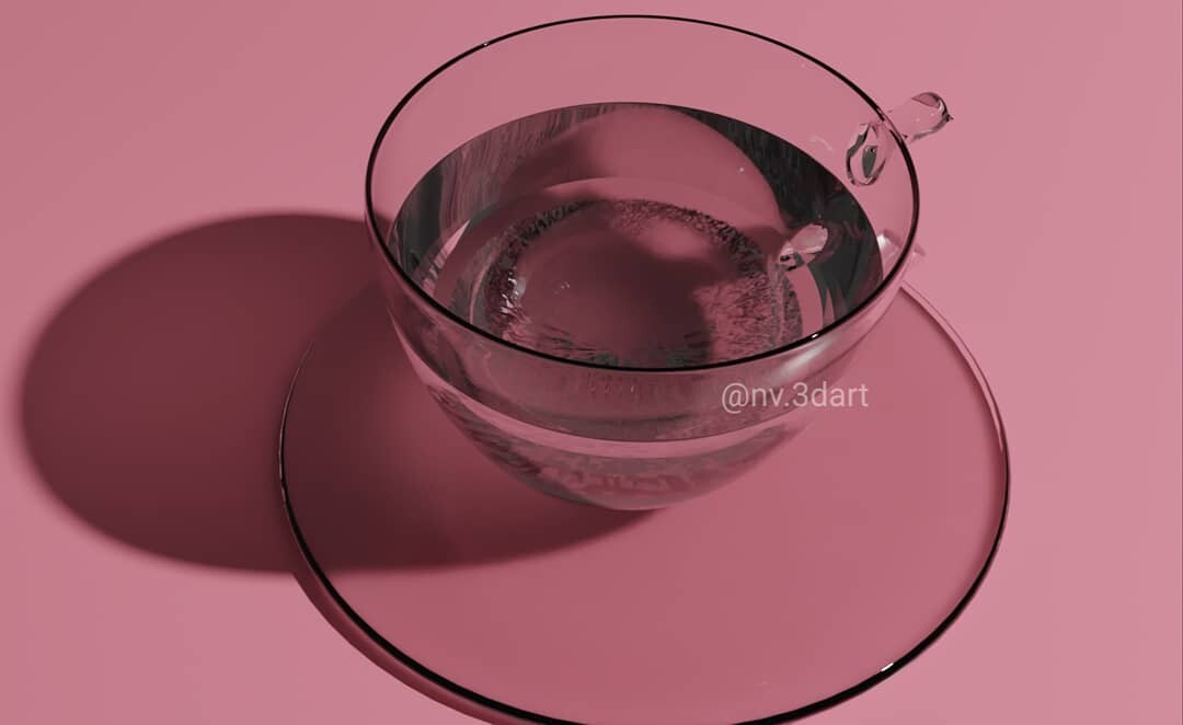 ArtStation - Glass render using blender