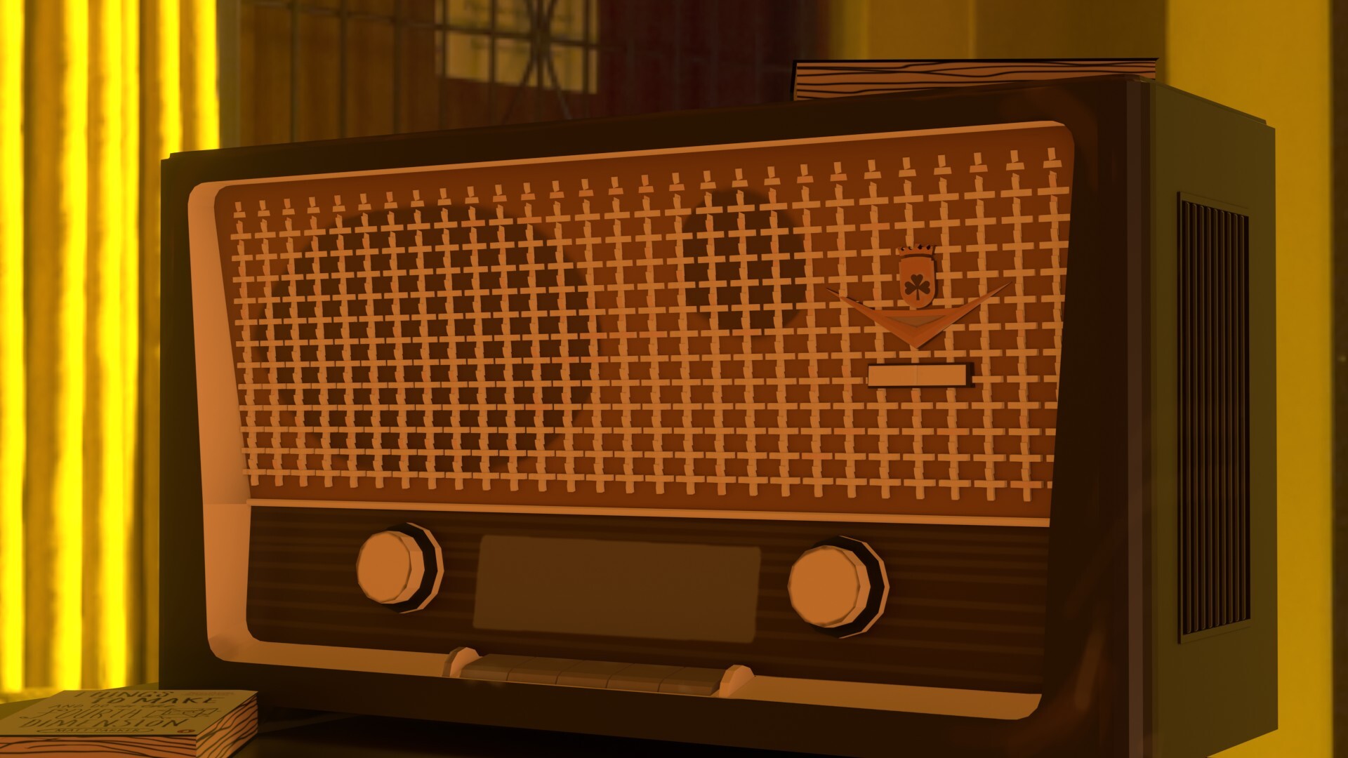 ArtStation - Old radio - low poly