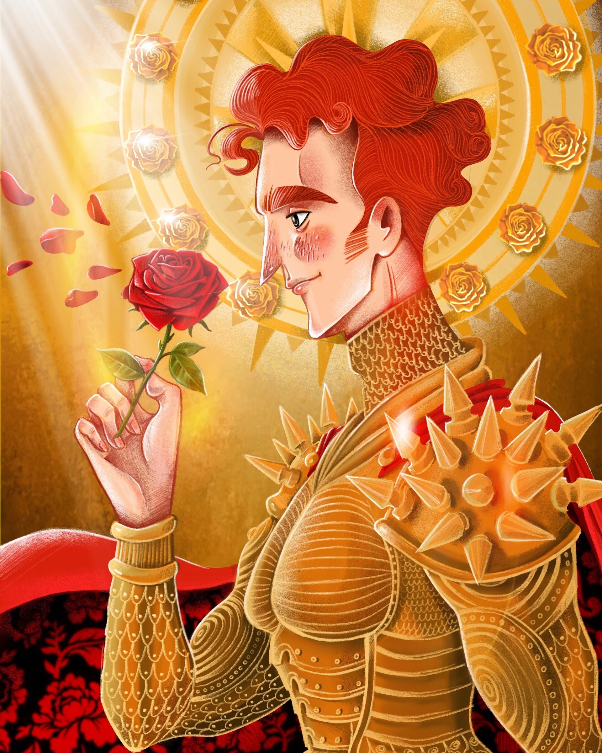 ArtStation - Knight of the Rose