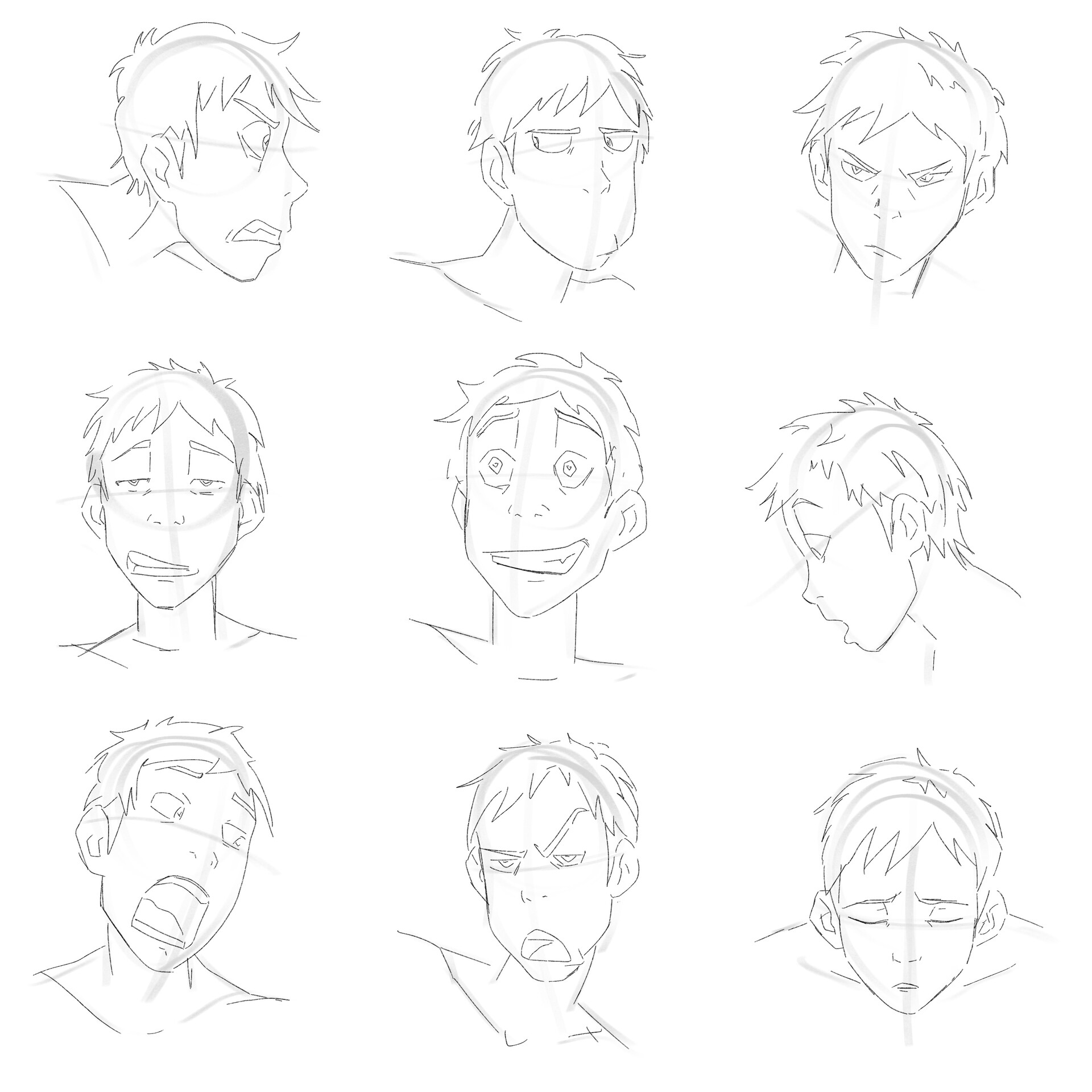 ArtStation - Expression sheet