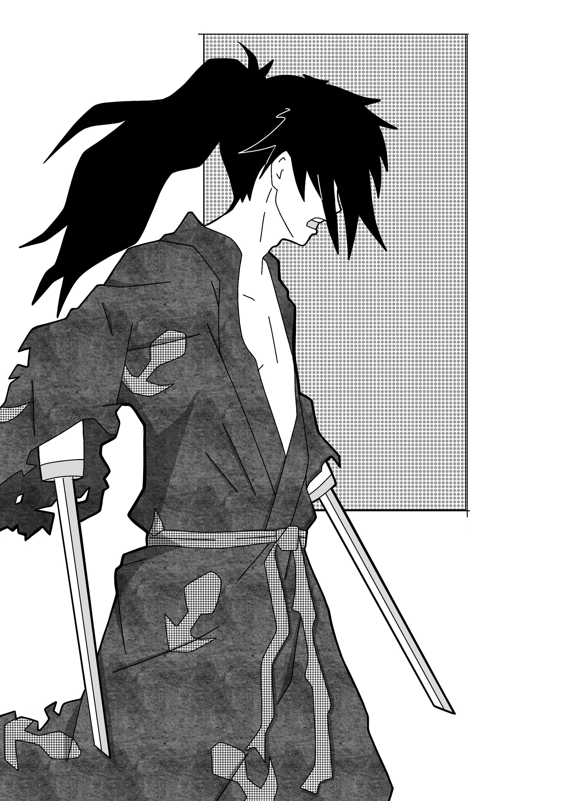 ArtStation - Hyakkimaru fanart (from Dororo)