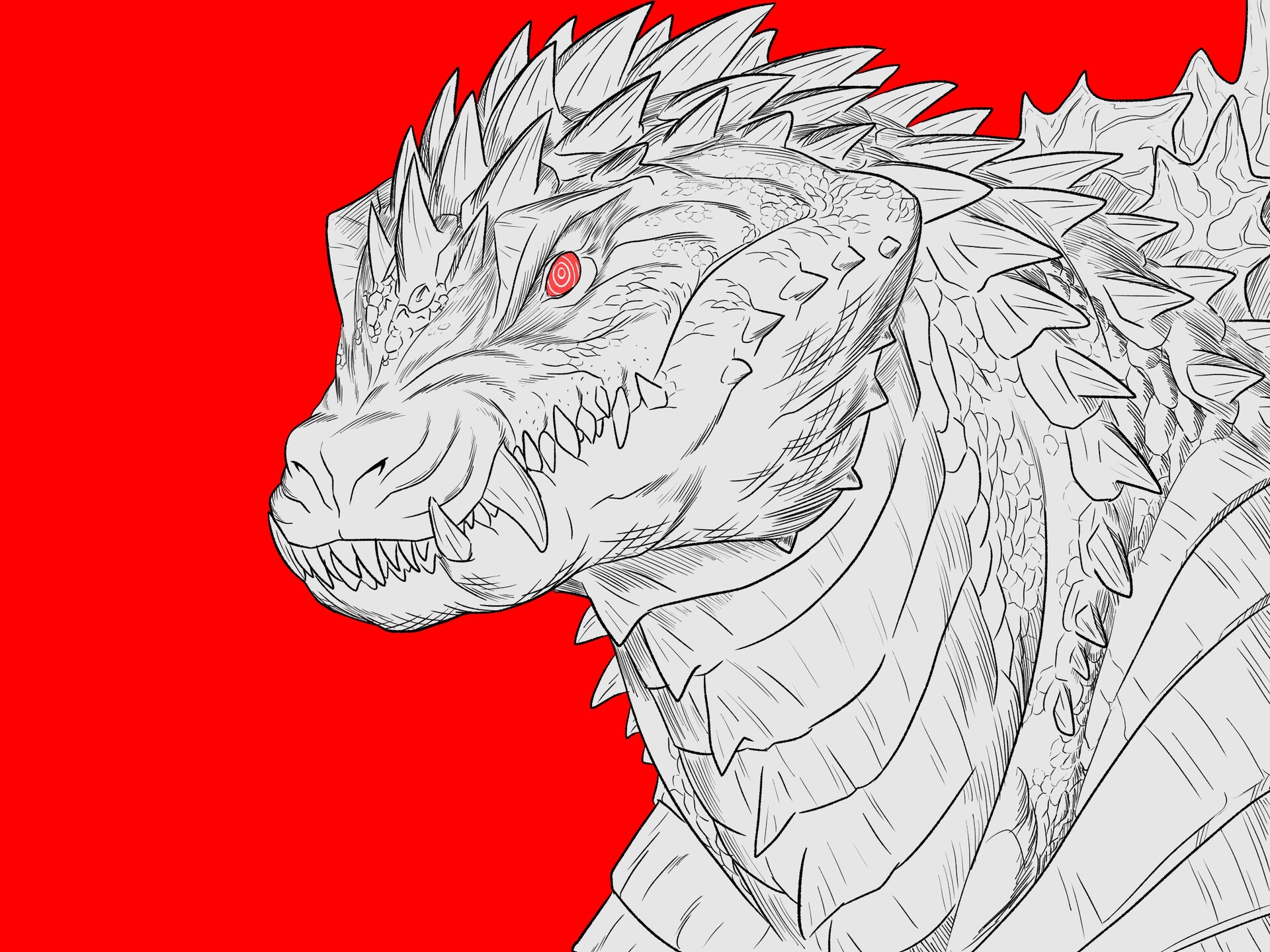 ArtStation - Godzilla singular point