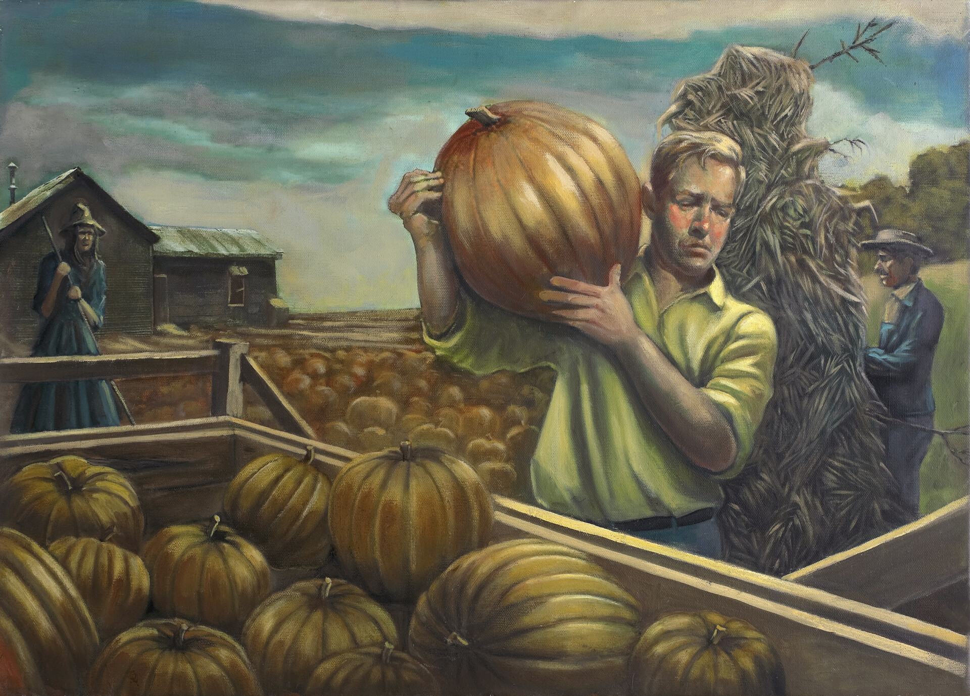 ArtStation - Pumpkin Harvest 1933