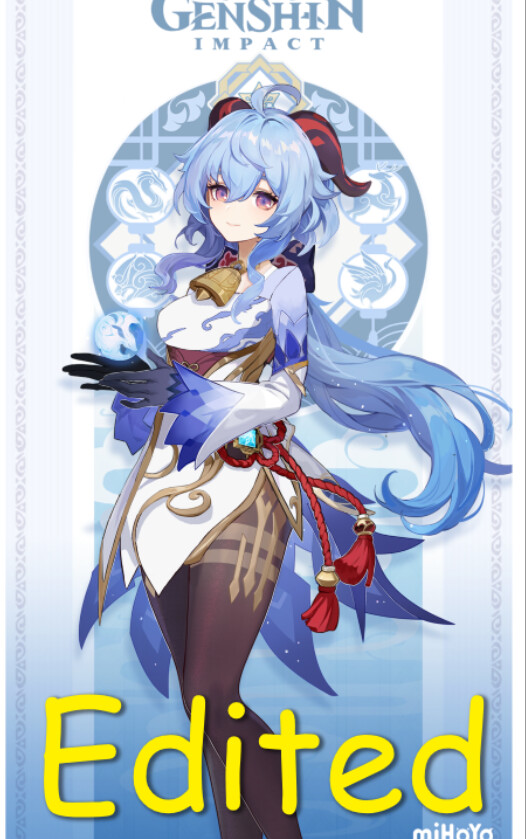 ArtStation - Ganyu from Genshin Impact redesign and recolour!