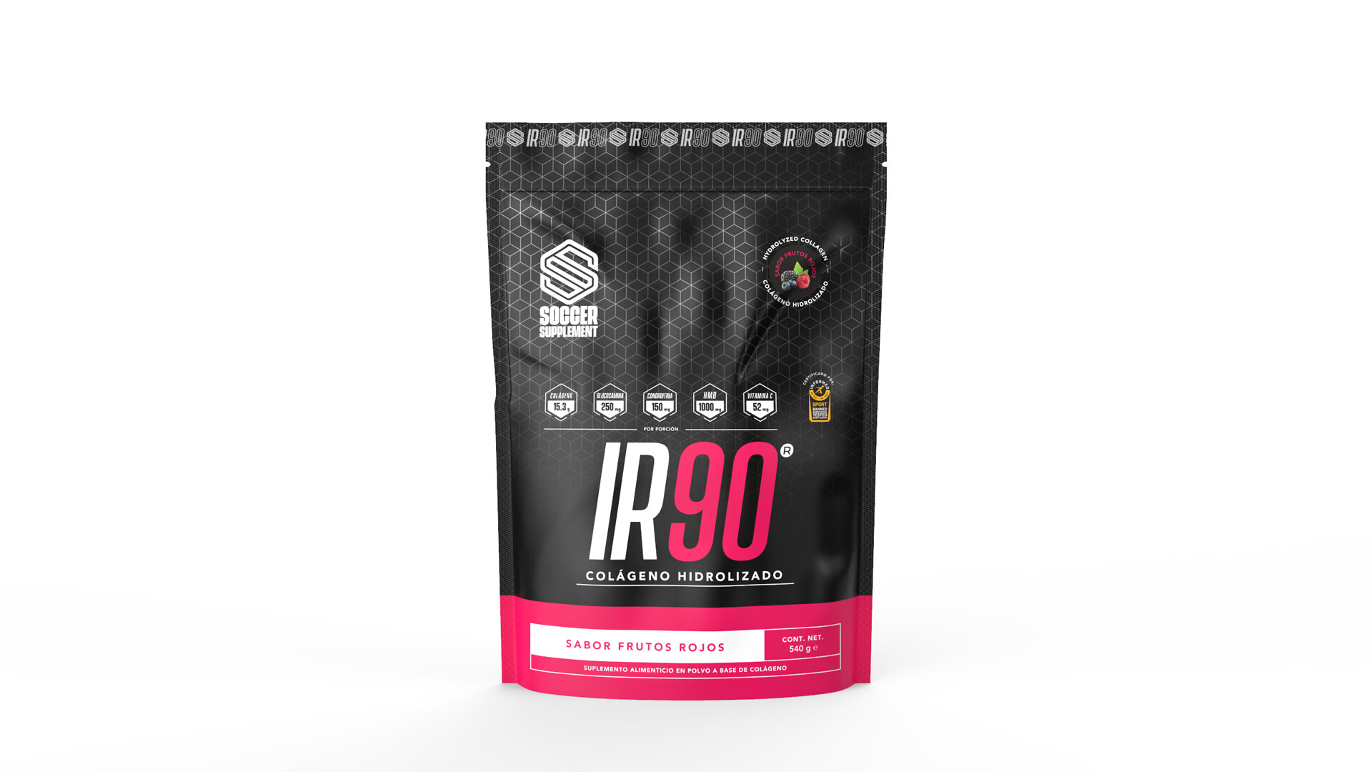 ArtStation - 3D PRODUCT RENDERING SOCCER SUPPLEMENT IR90